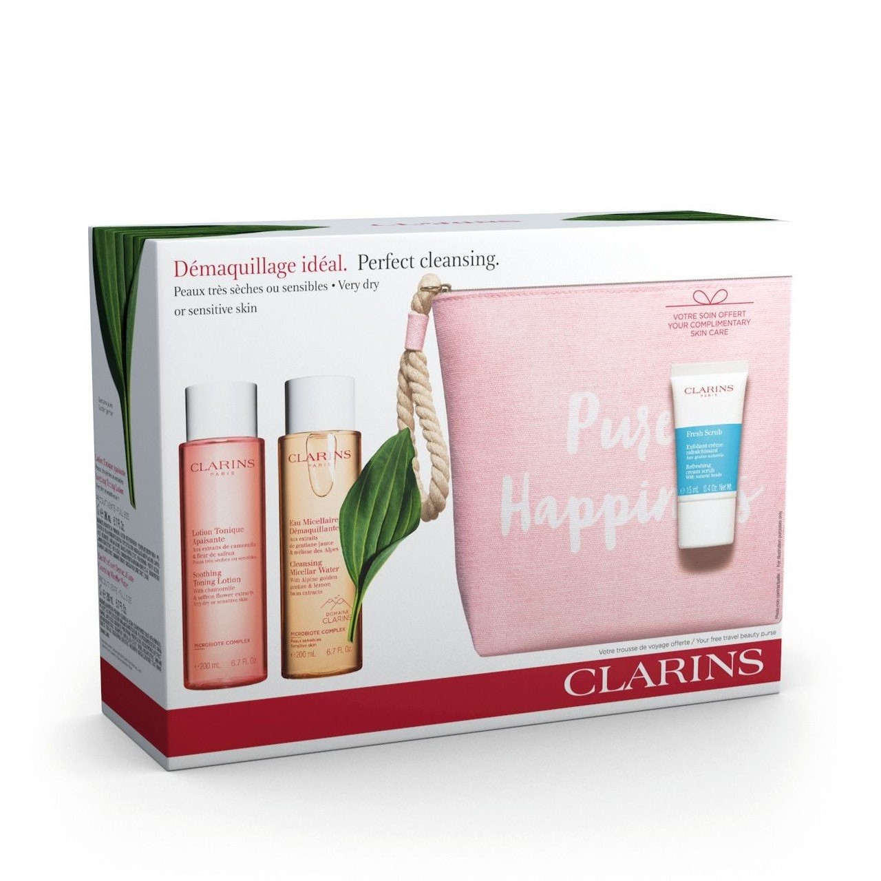 Clarins Perfect Cleansing Kit for Very Dry or Sensitive Skin