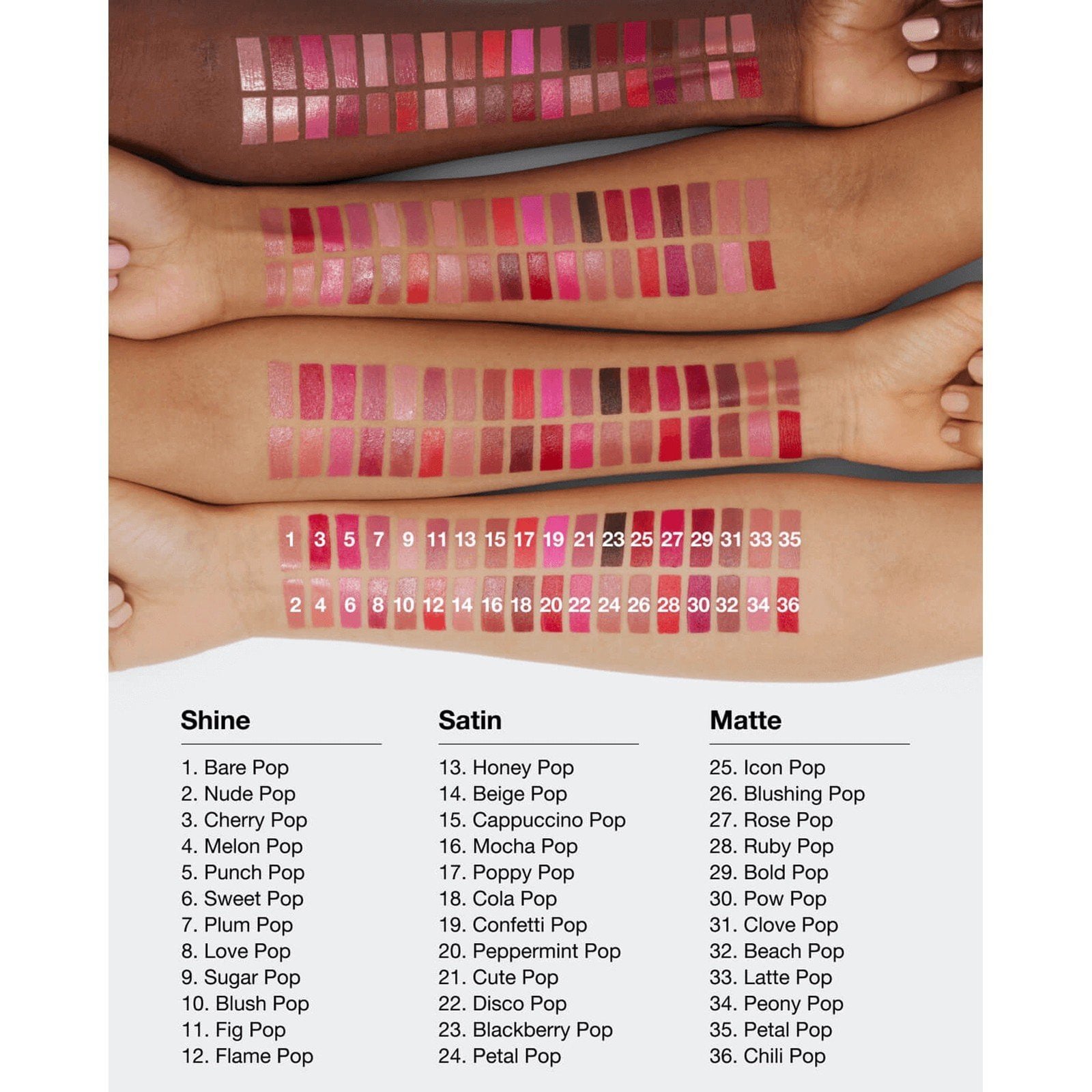 Clinique Pop Longwear Lipstick Satin 40 Cute Pop 3.9g Nigeria