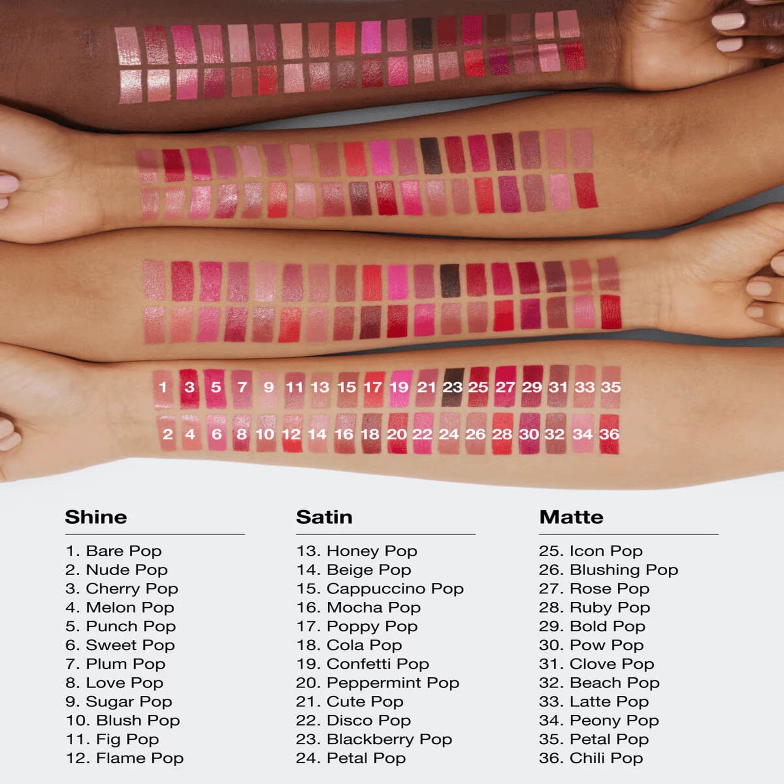 Clinique Pop Longwear Lipstick USA