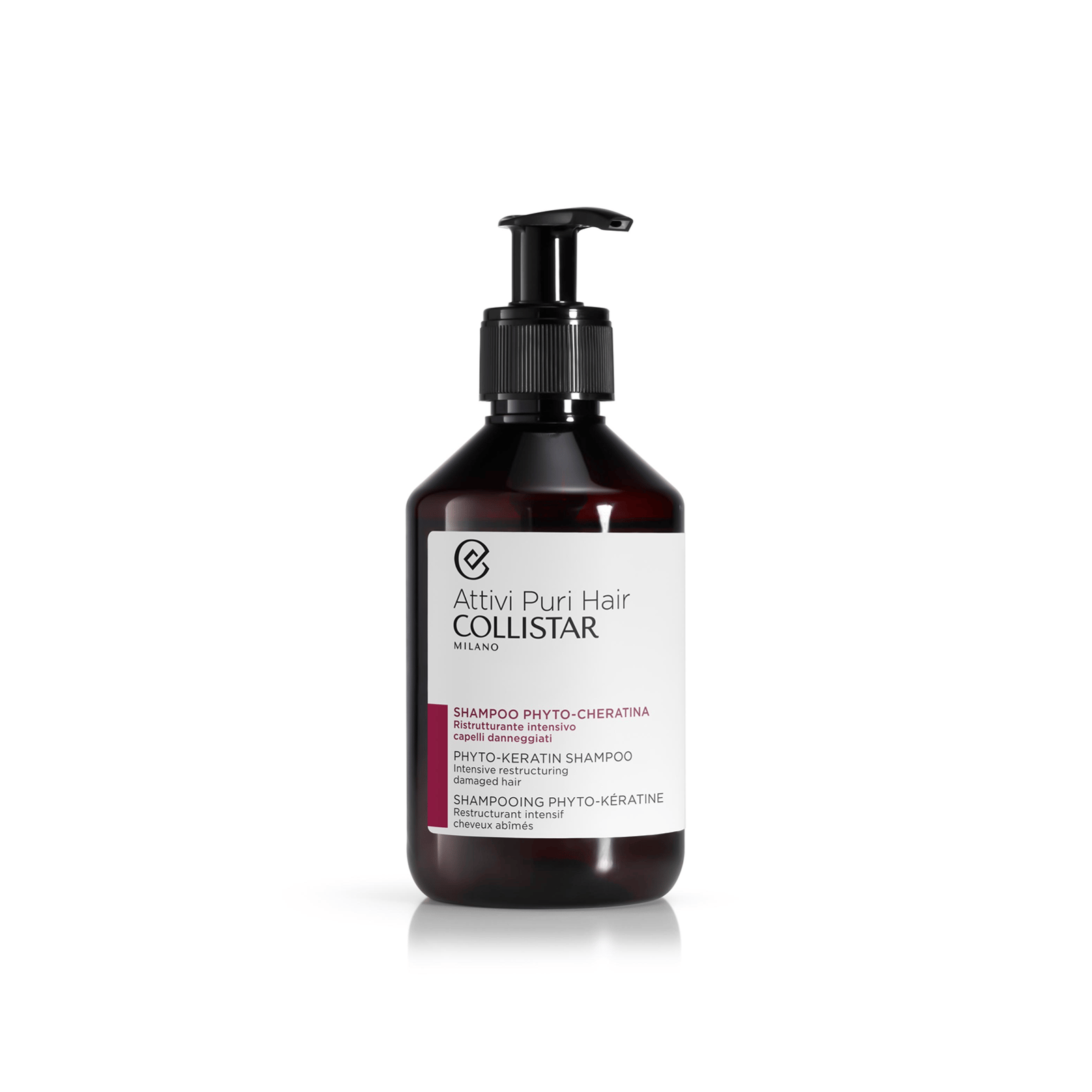 Collistar Pure Actives Hair Phyto-Keratin Shampoo 250ml Greece