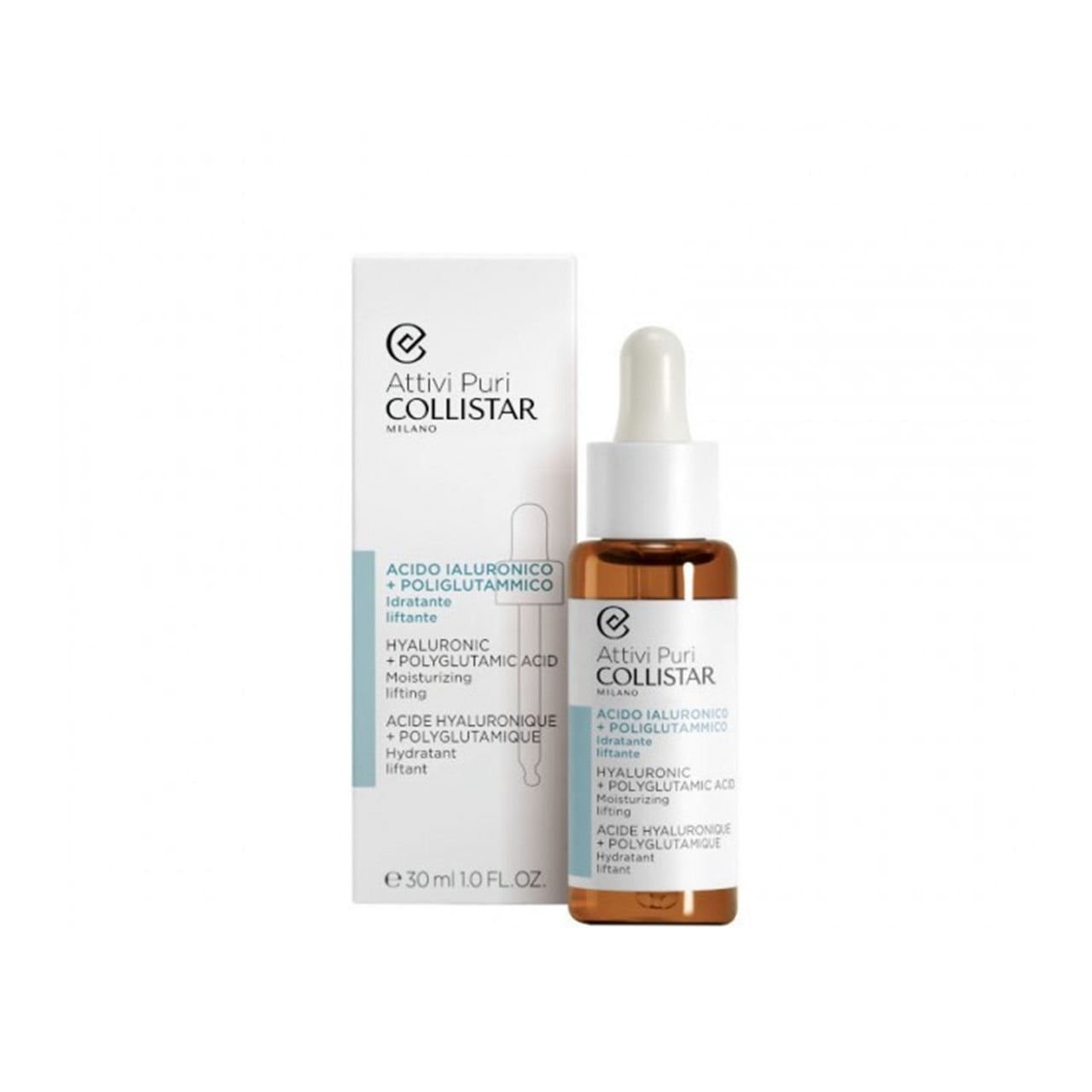 Collistar Pure Actives Hyaluronic + Polyglutamic Acid Serum 30ml Serbia