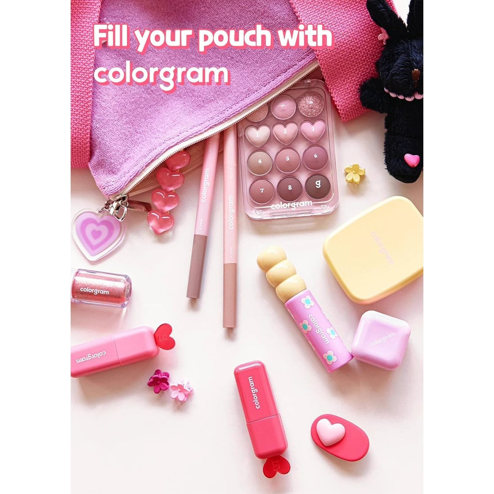 Colorgram Pin Point Eyeshadow Palette 01 Peach + Coral Nigeria