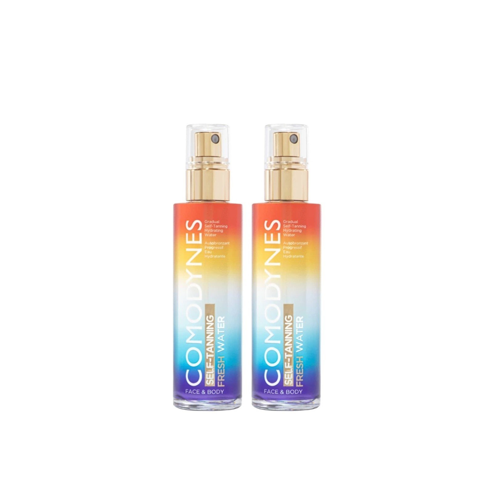 Comodynes Self-Tanning Fresh Water Face & Body 100ml x2 Puerto Rico