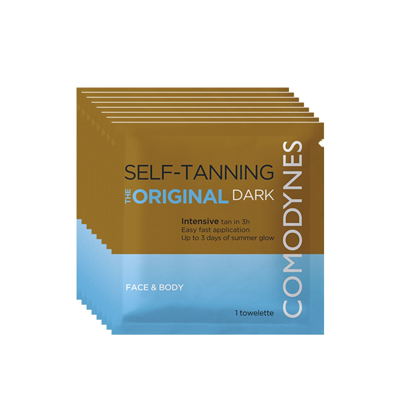 Comodynes The Original Dark Intensive Self-Tanning Wipes x8 USA
