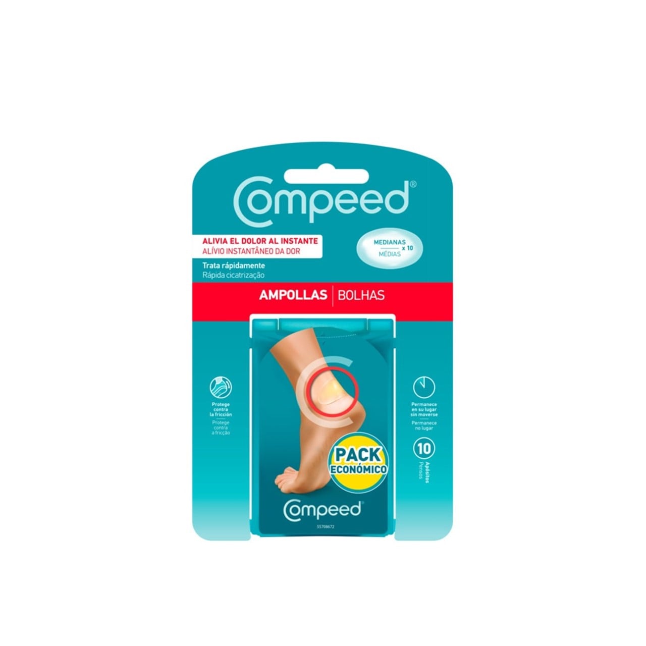 Compeed Blister Medium Plasters x10 Thailand