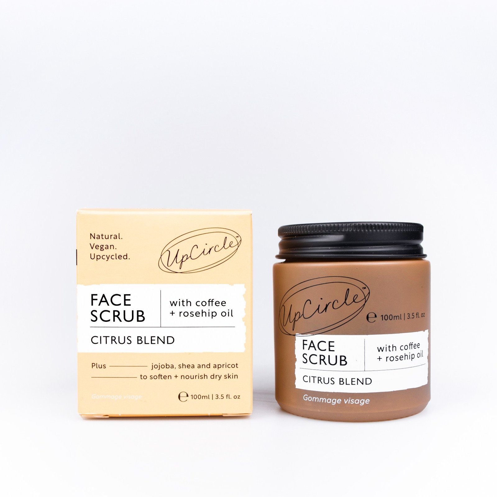UpCircle Citrus Blend Face Scrub 100ml (3.5floz) USA