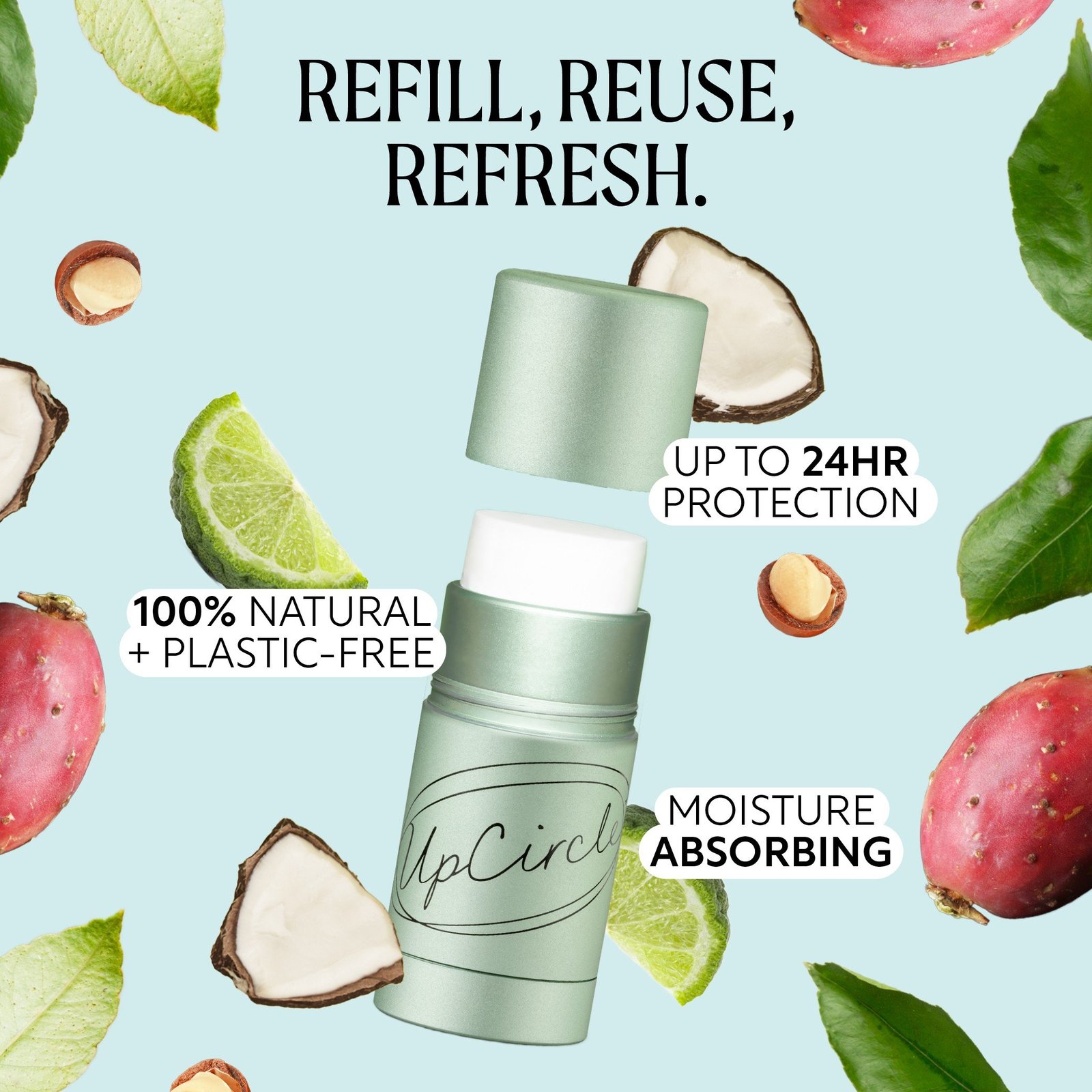 Upcircle Refillable Deodorant Fresh Citrus 41g Perú