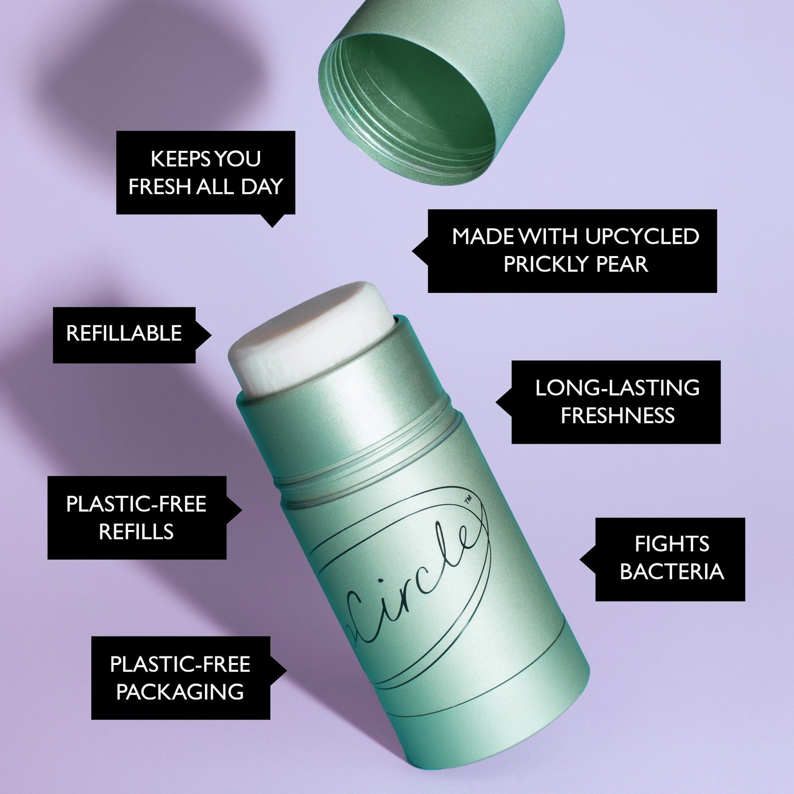 Upcircle Refillable Deodorant Fresh Citrus 41g Perú