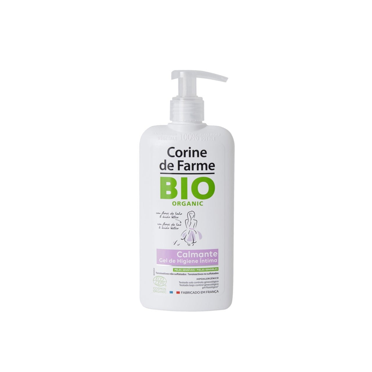 Corine de Farme Bio Soothing Intimate Wash with Flax Flowers and Lactic Israel
