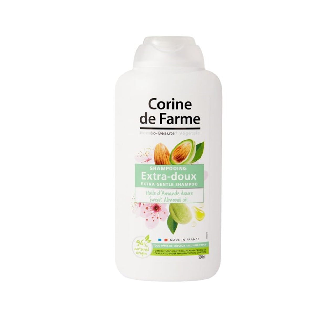 Corine de Farme Extra Gentle Shampoo with Sweet Almond Oil 500ml
