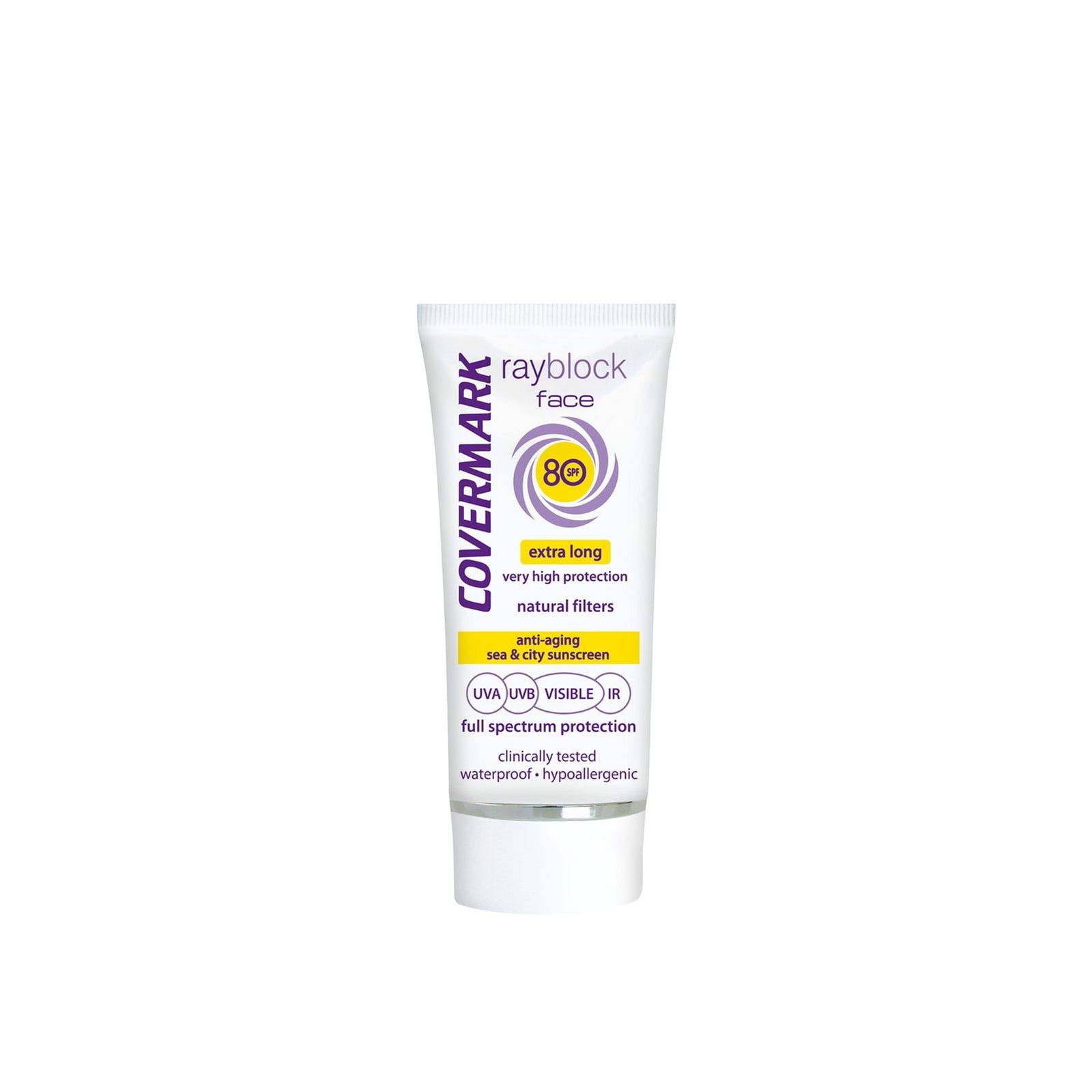 Covermark Rayblock Face Anti-Aging Sunscreen SPF80 50ml Seychelles