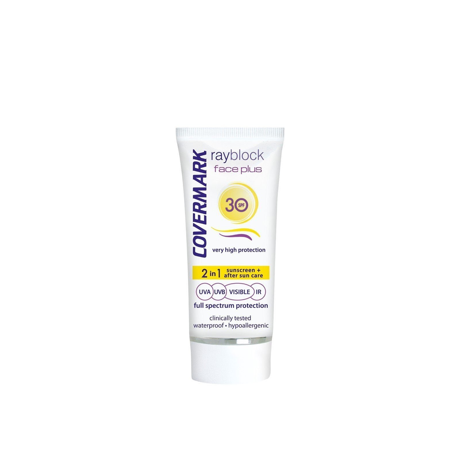 Covermark Rayblock Face Plus 2-In-1 Sunscreen Oily/Acneic SPF30 50ml (1 ...