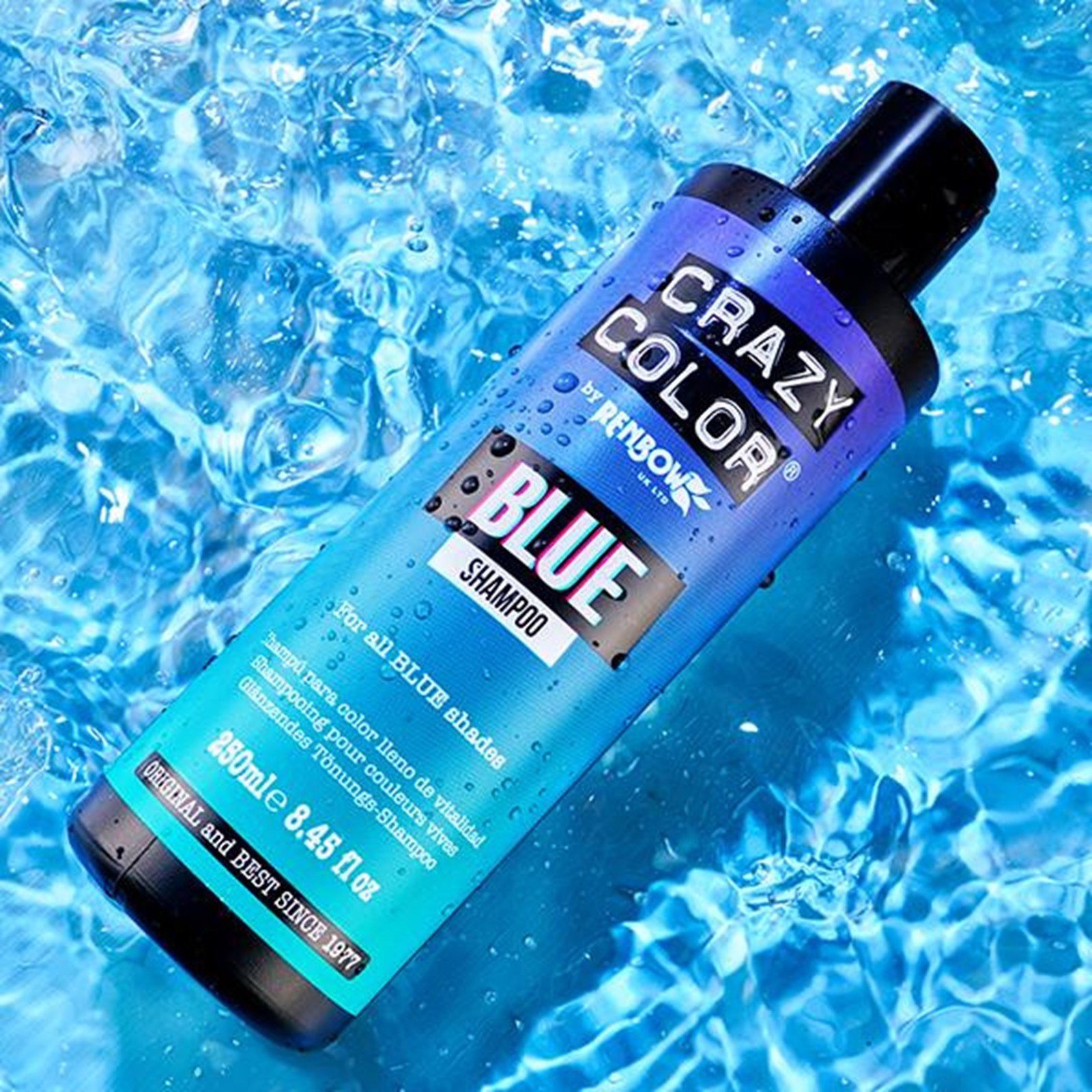 Crazy Color Blue Shampoo 250Ml Suisse