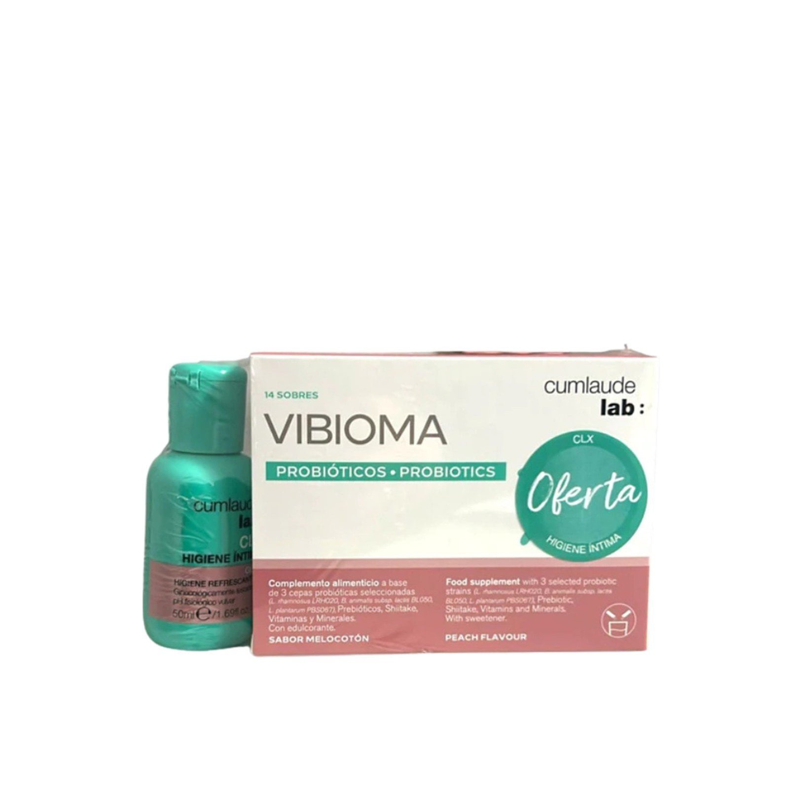 Cumlaude Lab Vibioma Food Supplement x14 + CLX Intimate Hygiene Gel ...