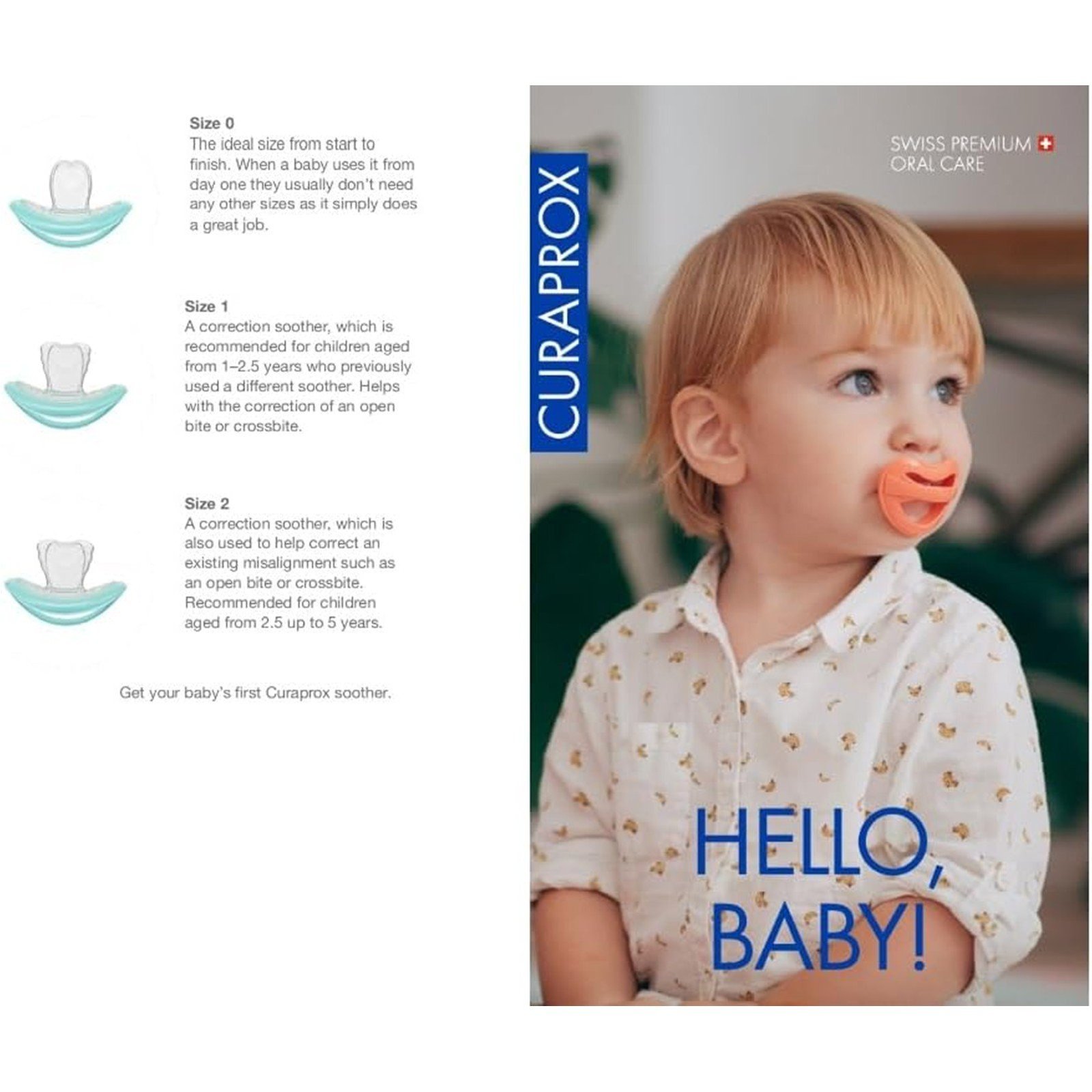 Curaprox Baby Grow With Love Corrective Soother Chile