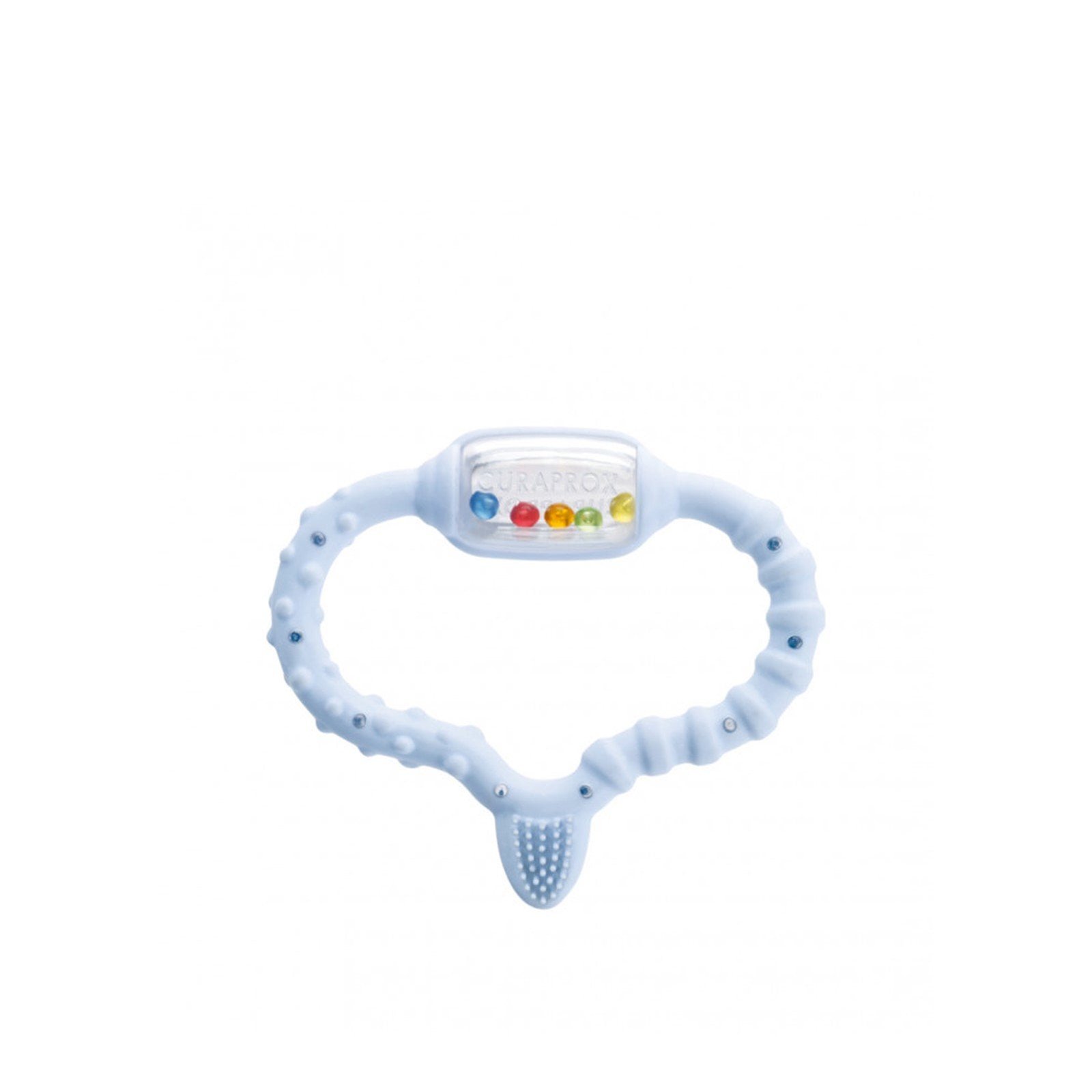 Curaprox Baby Walking Senses Teething Ring 0-24 Months Blue USA