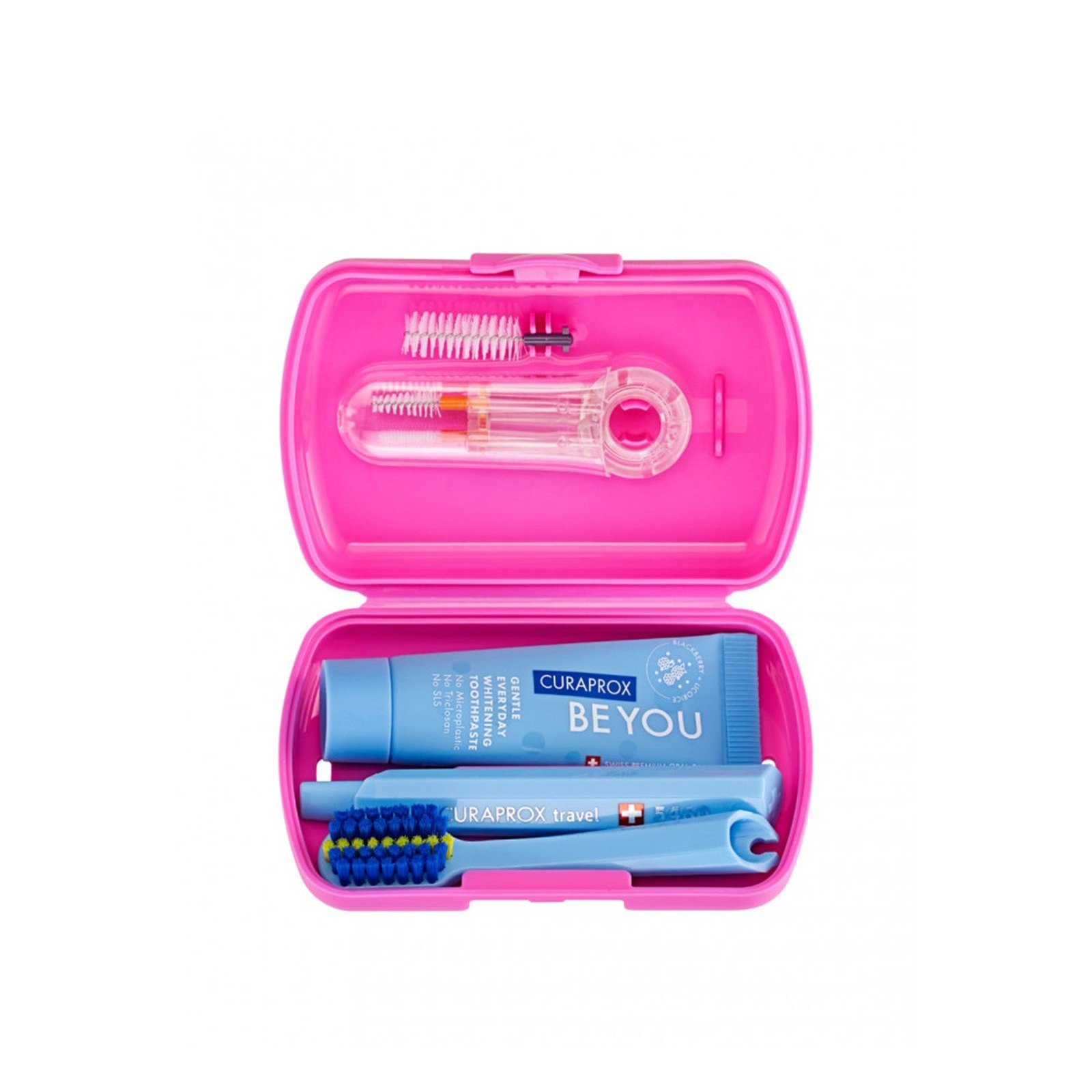 Curaprox Be You Ortho Travel Set Pink USA