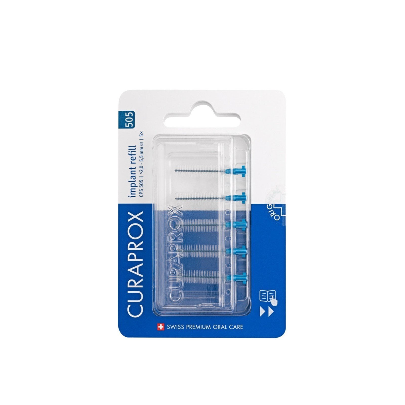 Curaprox Implant Interdental Brush 505 Refill x5 USA