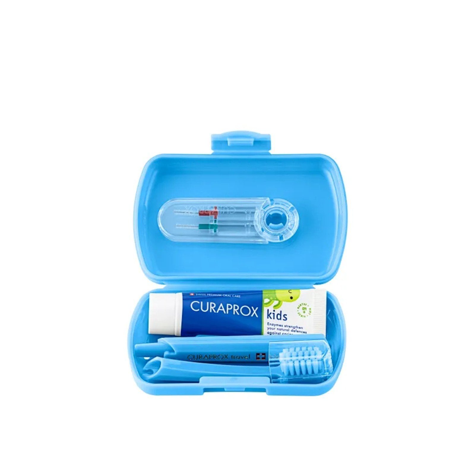 Curaprox Kids Travel Set Blue Japan
