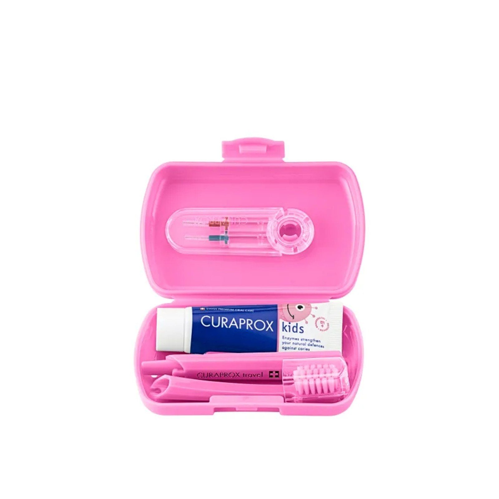 Curaprox Kids Travel Set Pink UK