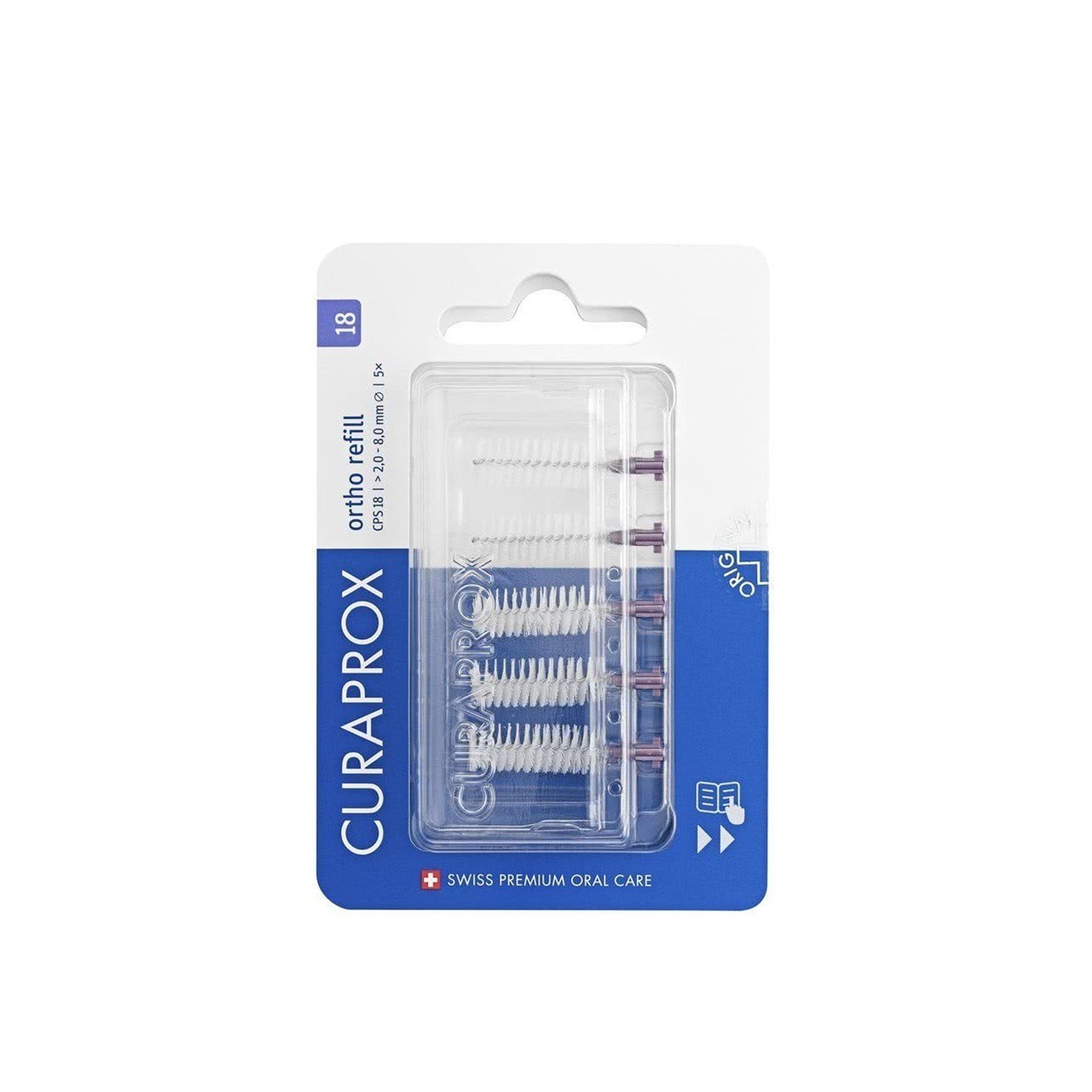 Curaprox Ortho Interdental Brush 18 Refill x5 Nigeria