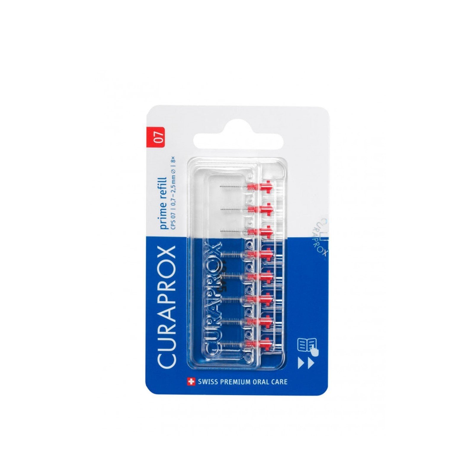 Curaprox Prime Interdental Brush 07 Refill x8 Estados Unidos