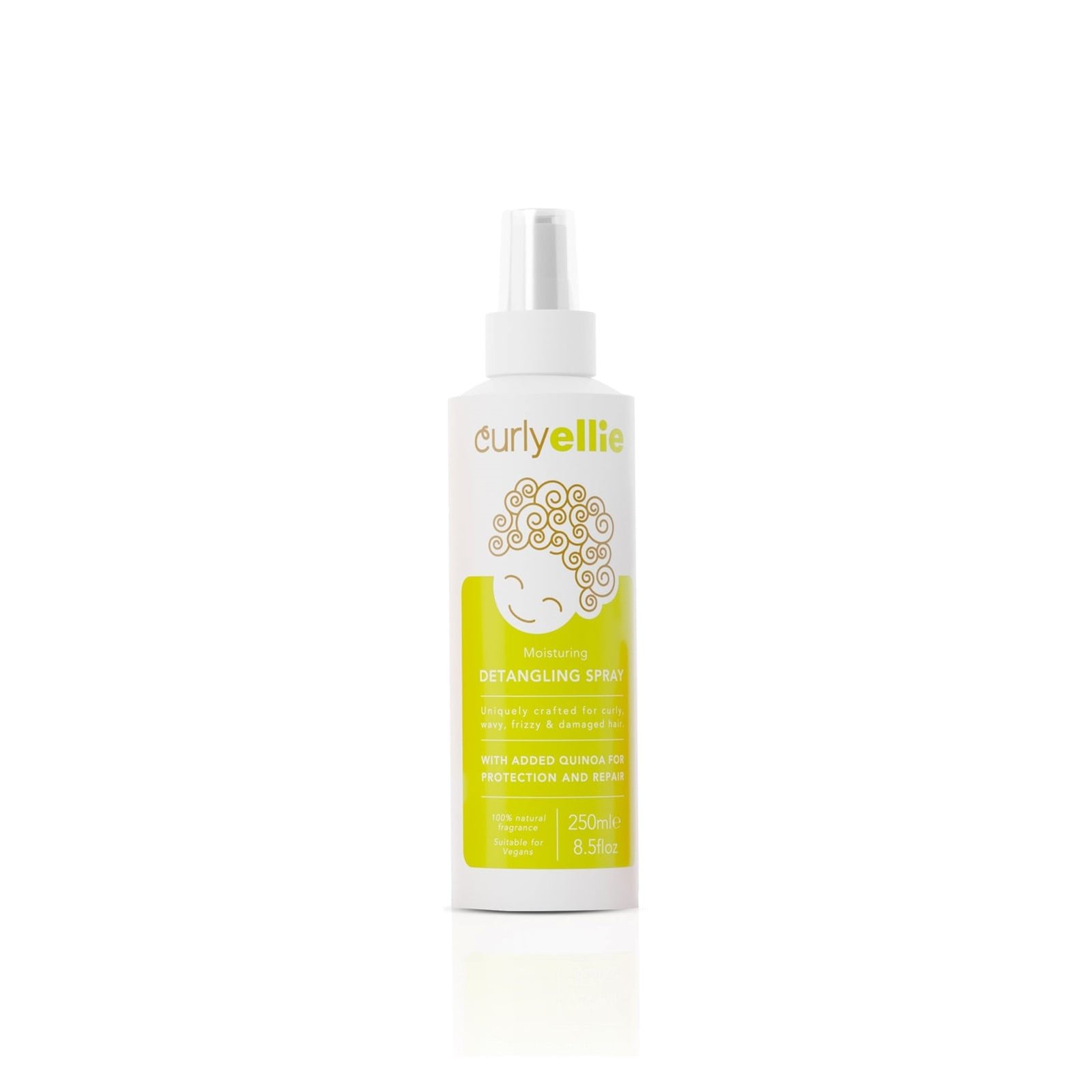 CurlyEllie Moisturizing Detangling Spray 250ml (8.5floz) USA