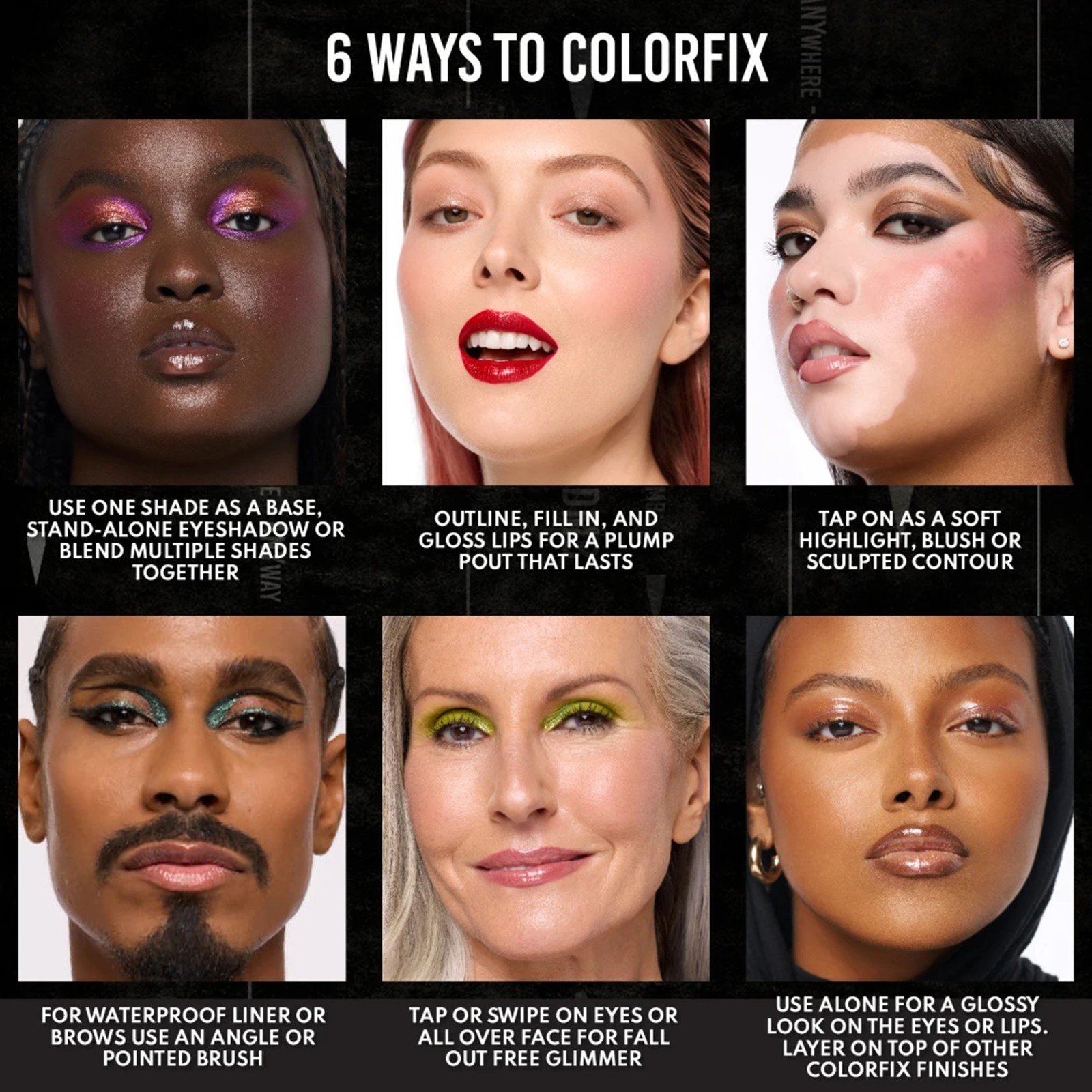 Danessa Myricks Beauty Colorfix Sparklers Waterproof Liquid Pigment ...