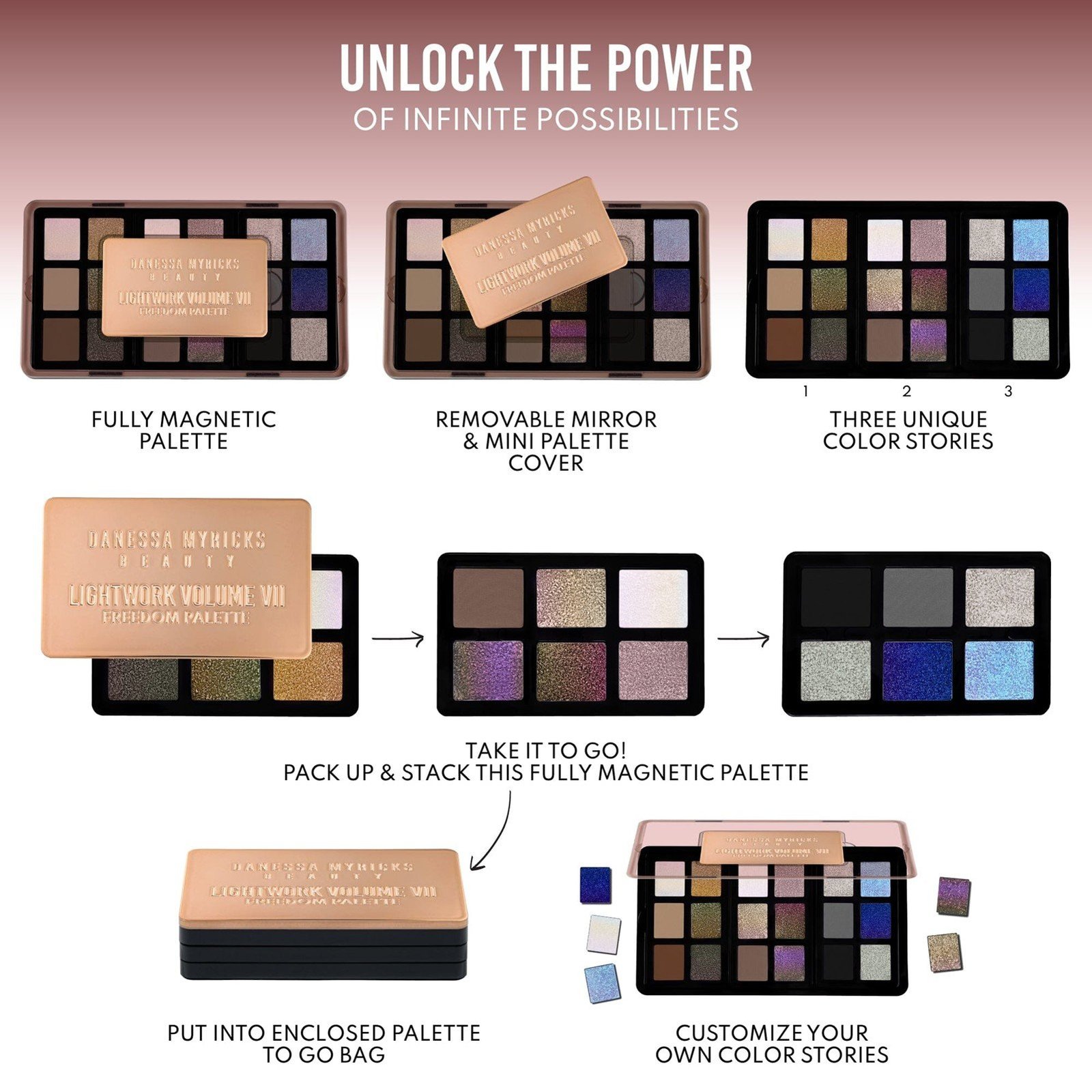 Danessa Myricks Beauty Lightwork VII Freedom Palette UK
