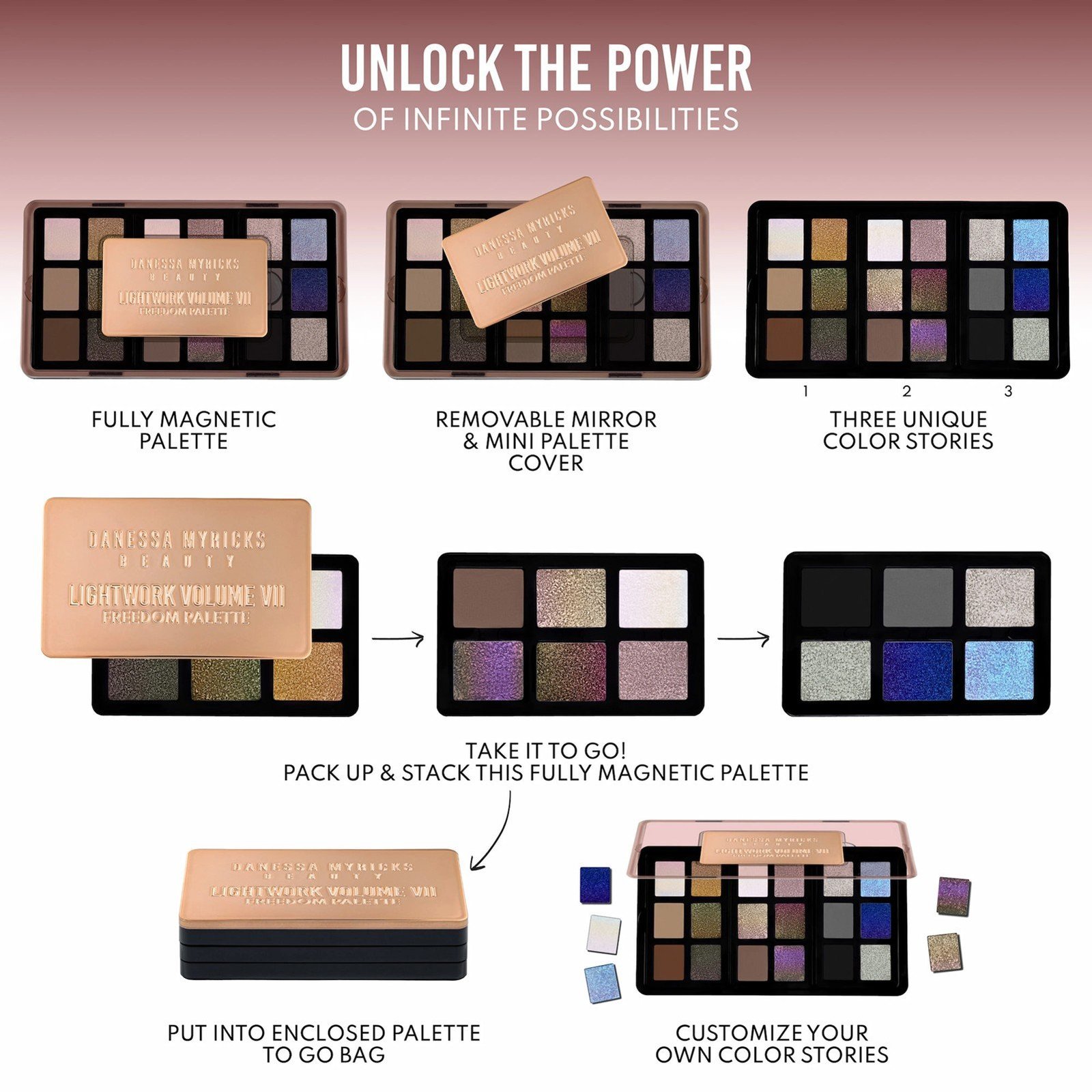 Danessa Myricks Beauty Lightwork Volume Freedom Palette Volume VII Canada