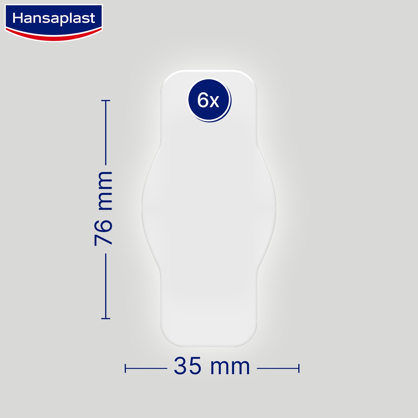 Hansaplast Second Skin Protection Plaster x6 Perú