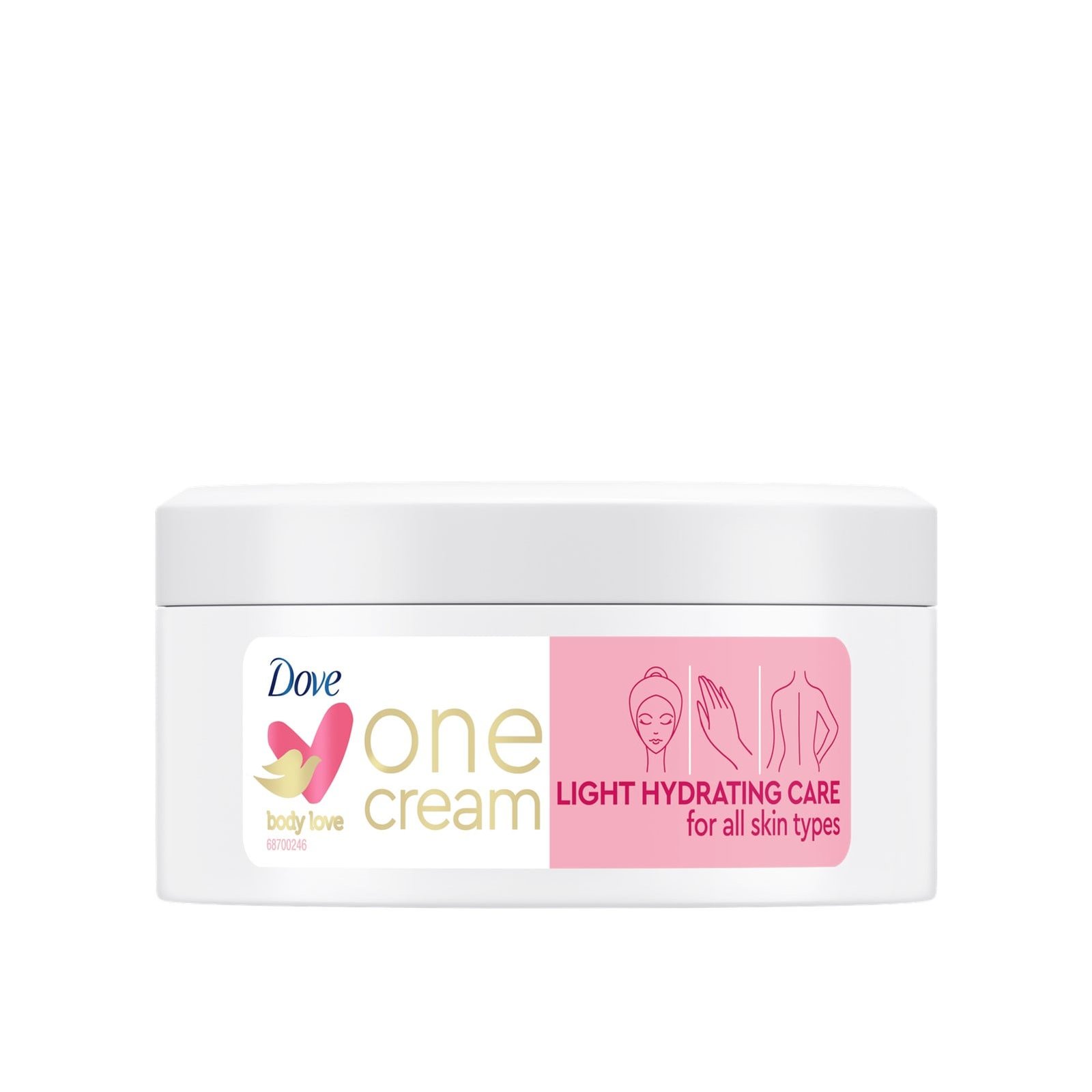 Dove Body Love One Cream Light Hydrating Care 250ml Nigeria