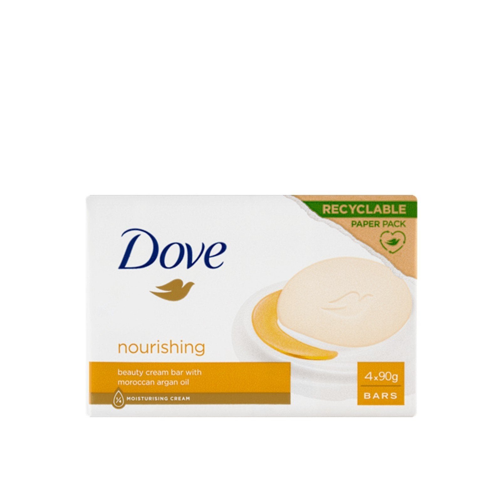Dove Nourishing Beauty Cream Bar 90g x4 Switzerland