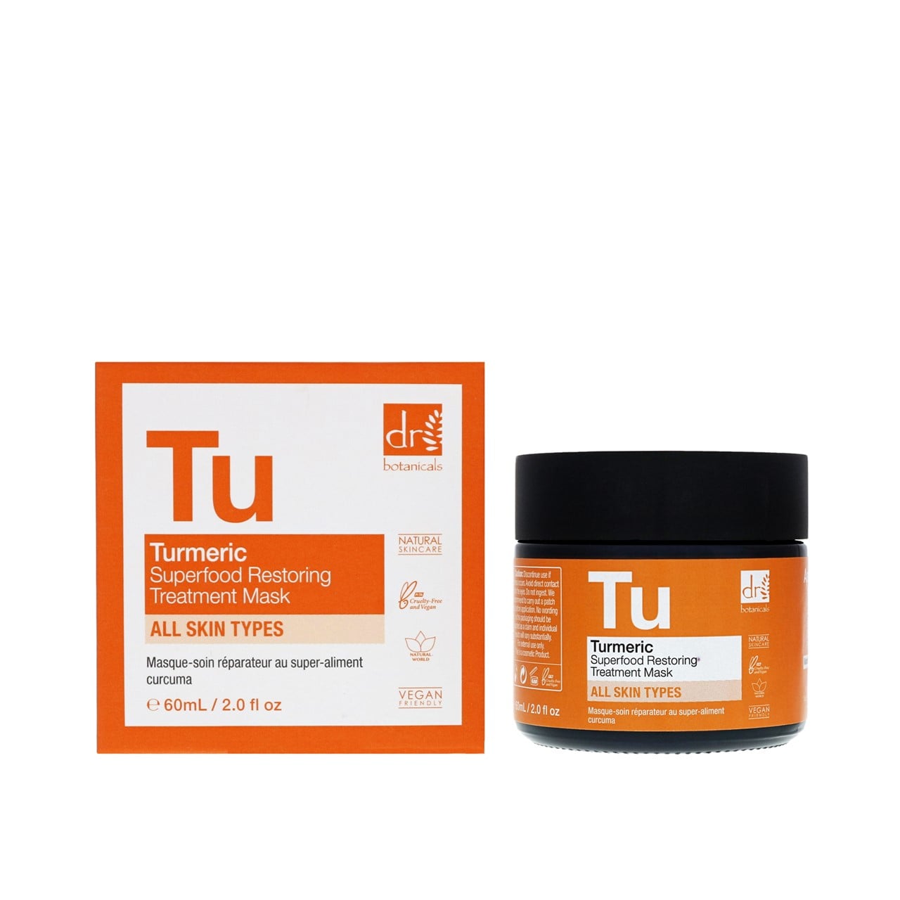 Dr. Botanicals Apothecary Turmeric Restoring Treatment Mask 60ml (2 ...