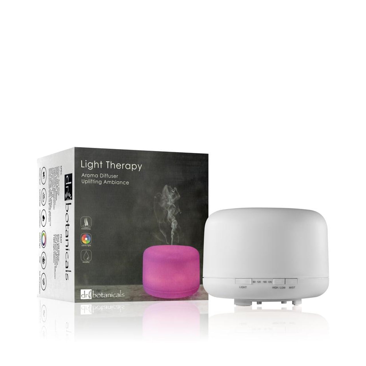 Dr. Botanicals Light Therapy Aroma Diffuser Uplifting Ambiance Česko