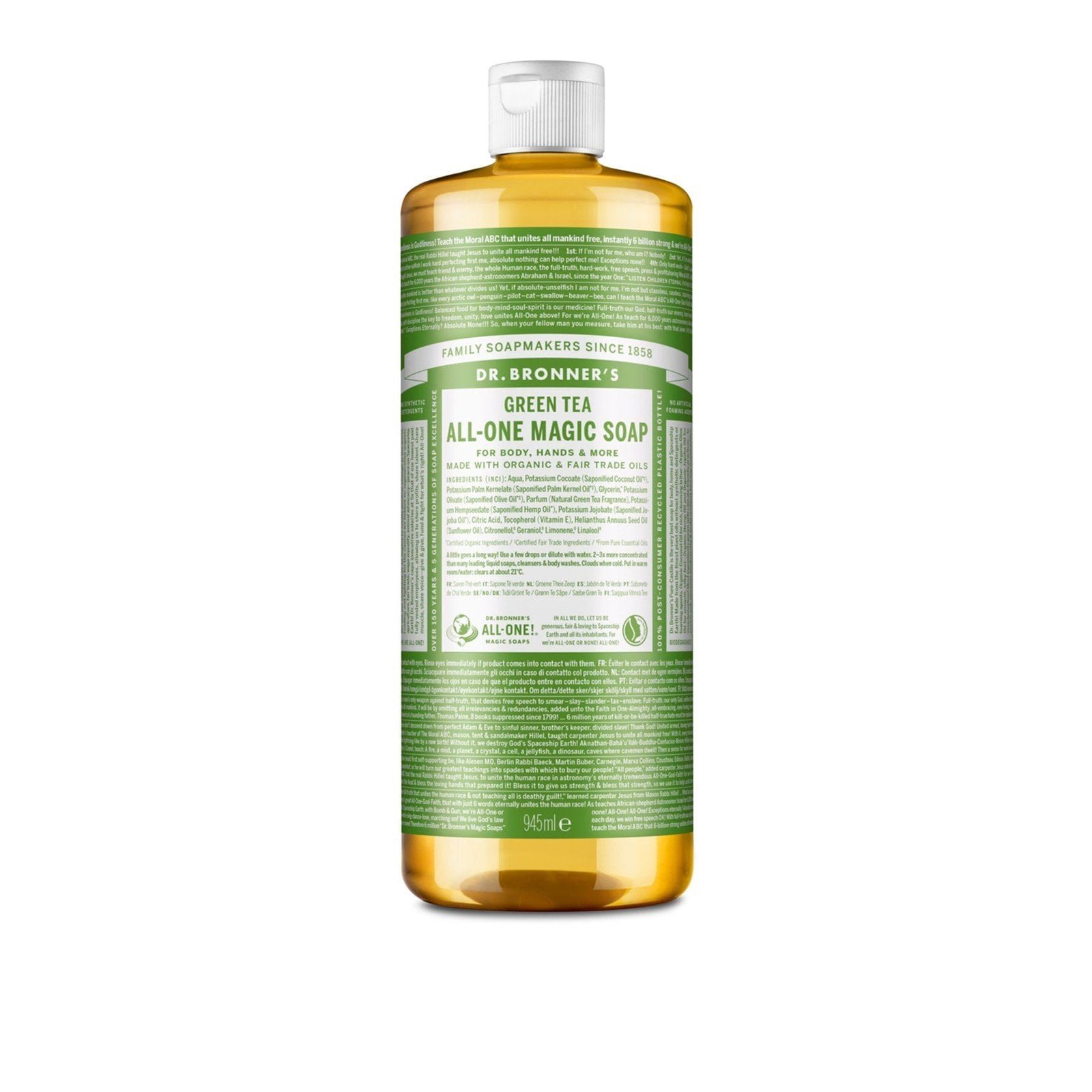 Dr. Bronner's Green Tea All-One Magic Soap 945ml Romania