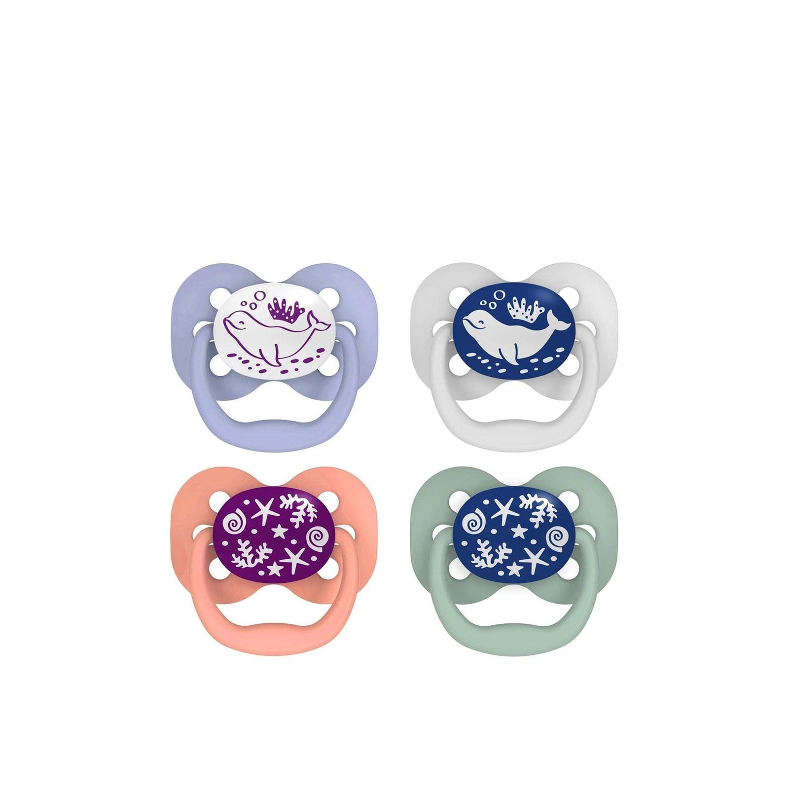 Dr. Brown's Advantage Glow in the Dark Pacifier 0-6m x2 Qatar