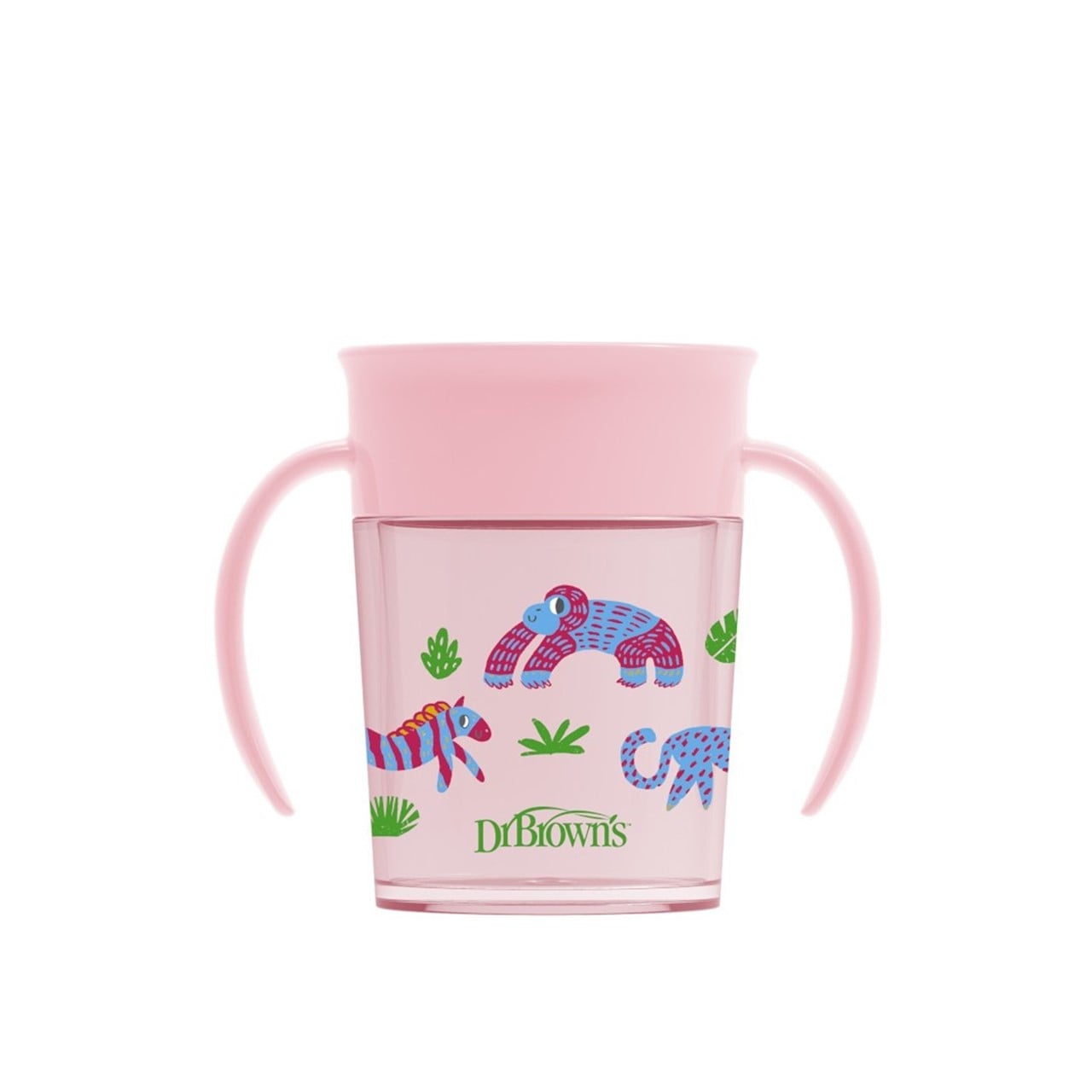 Dr. Brown’s Cheers 360 Spoutless Transition Sippy Cup 6m+ Pink 200ml UAE