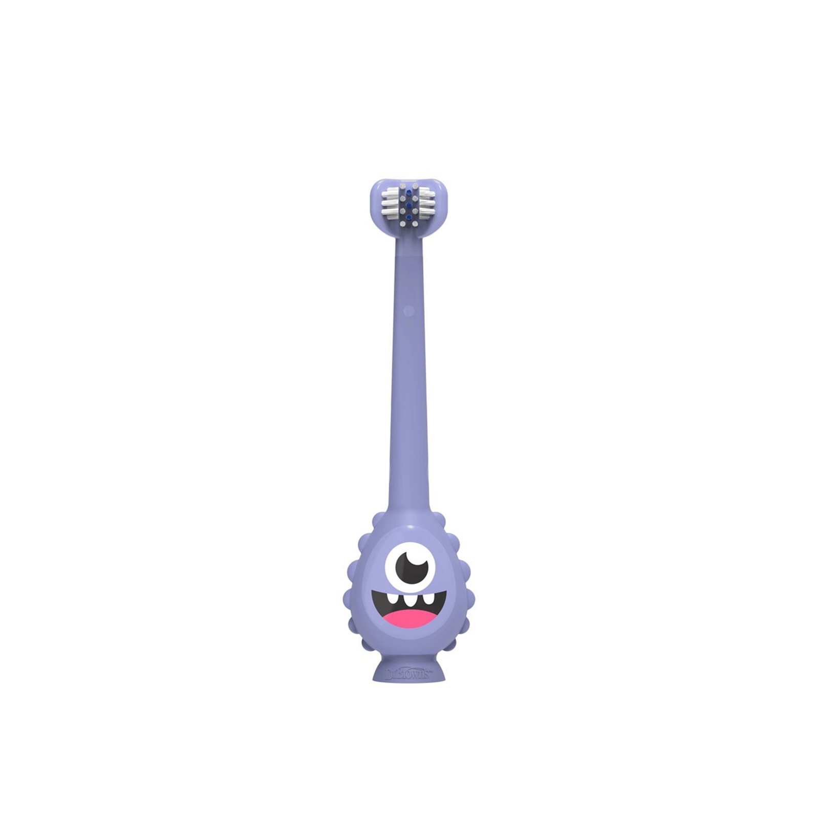 Dr. Brown’s ToothScrubber Toddler Toothbrush 1-4 Years Purple Monster ...