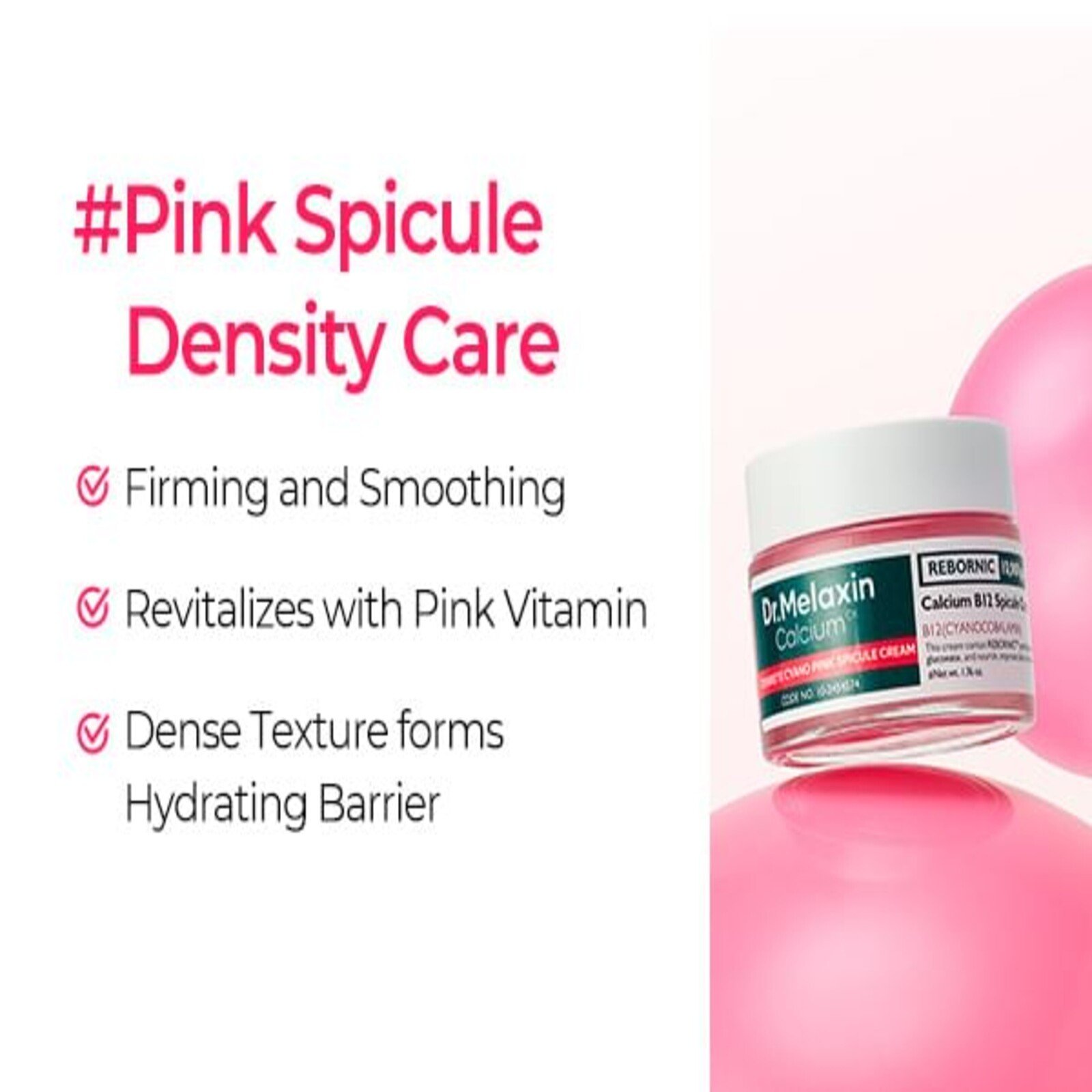 Dr.Melaxin Calcium Cemenrete Cyano Pink Spicule Cream 50g Norway
