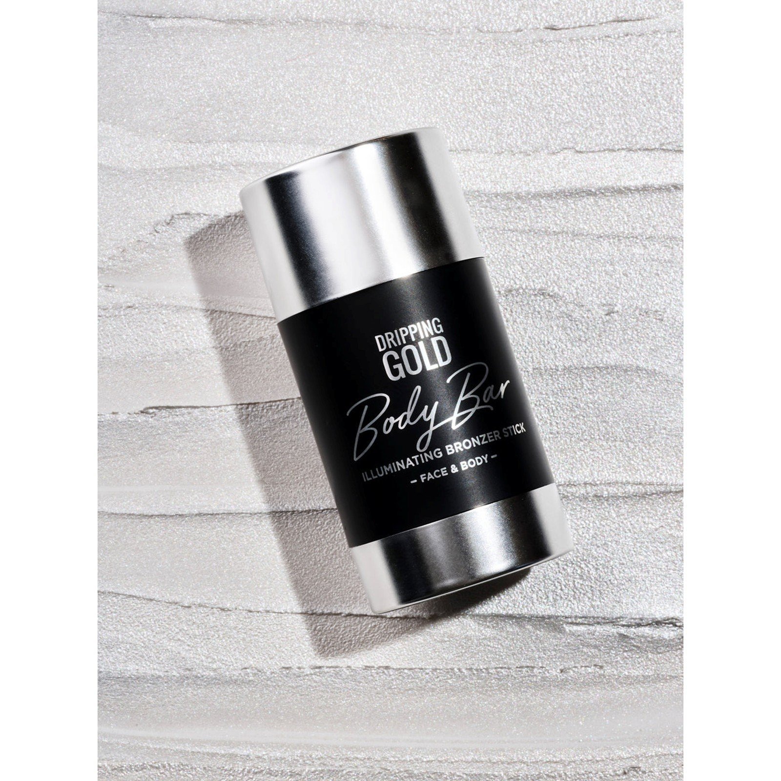 Dripping Gold Luxury Tanning Body Bar Illuminating Stick Silver 36g Sweden