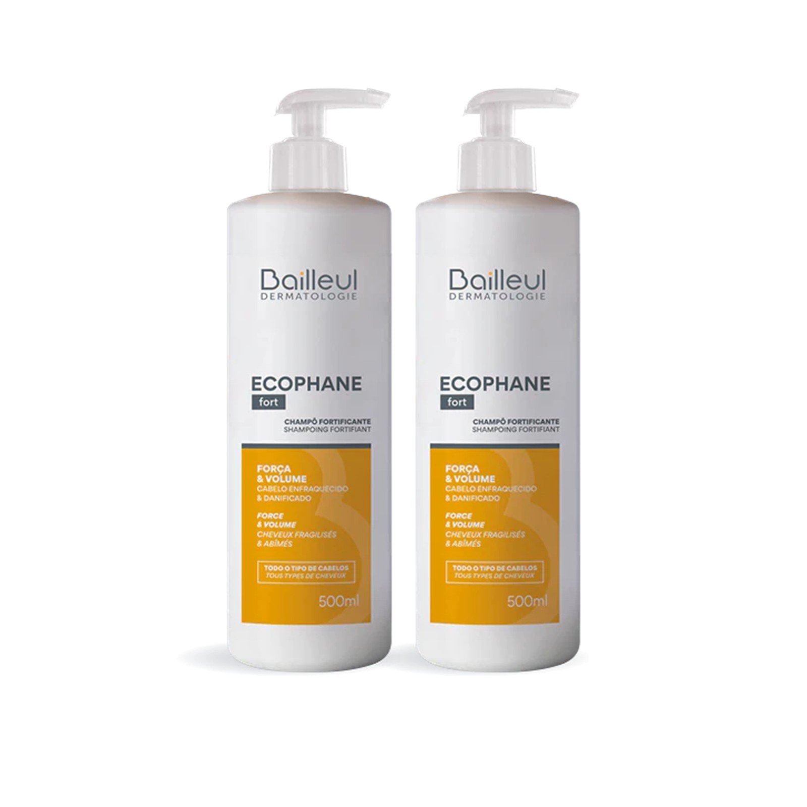 ECOPHANE Fort Fortifying Shampoo 500ml x2 Thailand