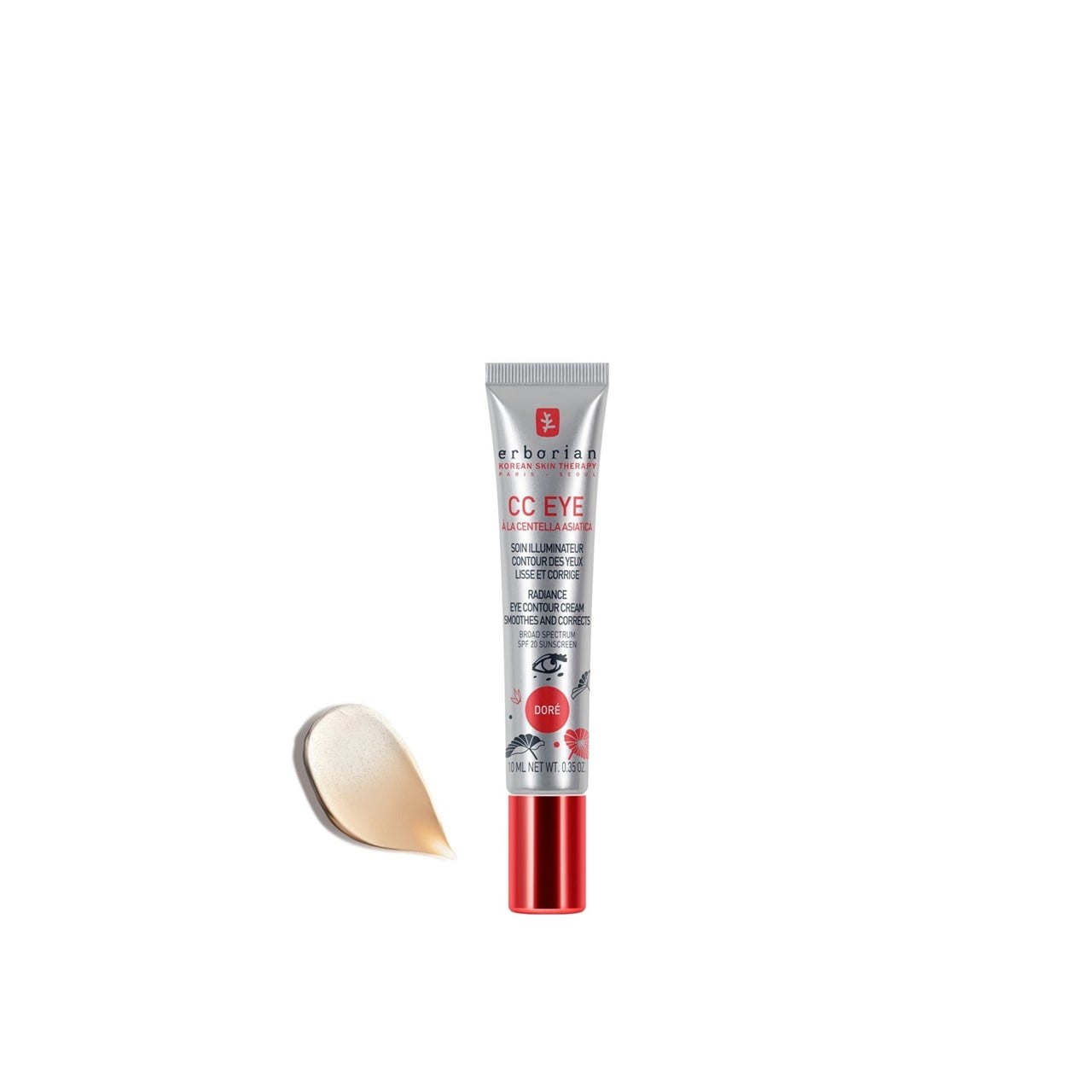 Erborian CC Crème High Definition Radiance Eye Cream Spf20 Doré 10Ml ...