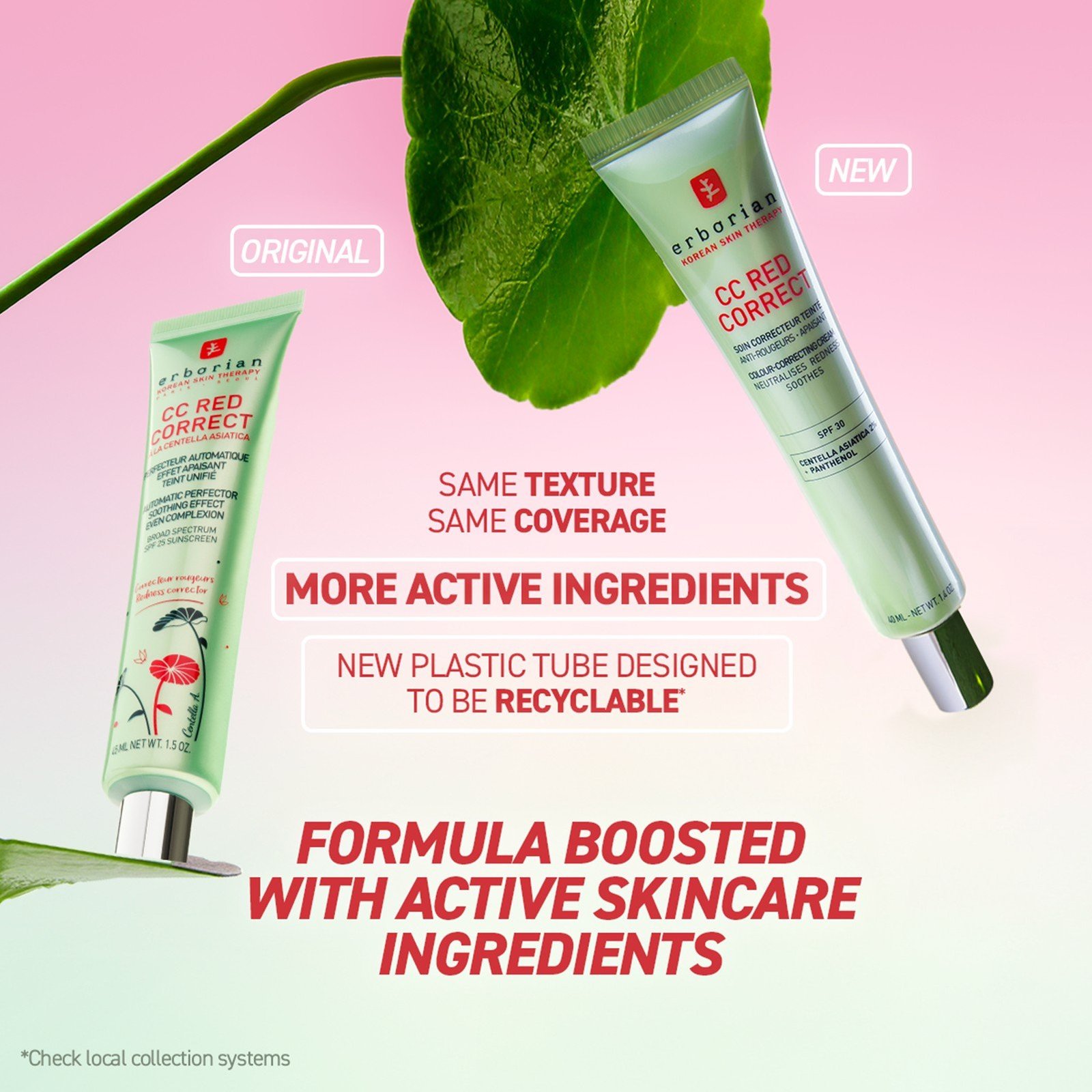 Erborian CC Red Correct Anti-Redness Spf30 15Ml Portugal