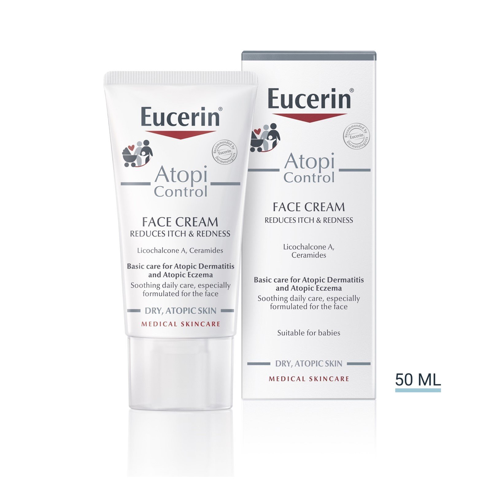 Eucerin AtopiControl Calming Face Cream 50ml (1.69floz) USA