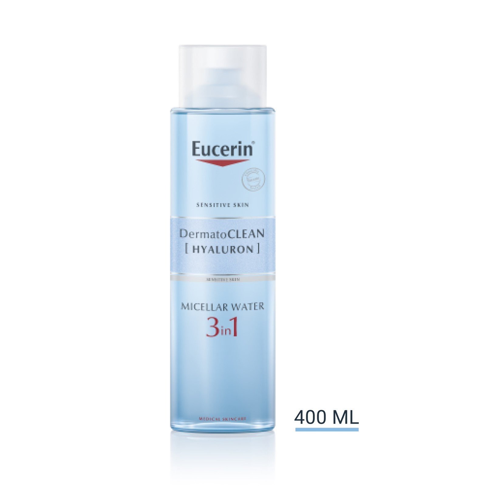 Eucerin DermatoCLEAN Hyaluron Micellar Water 400ml (13.53floz) USA