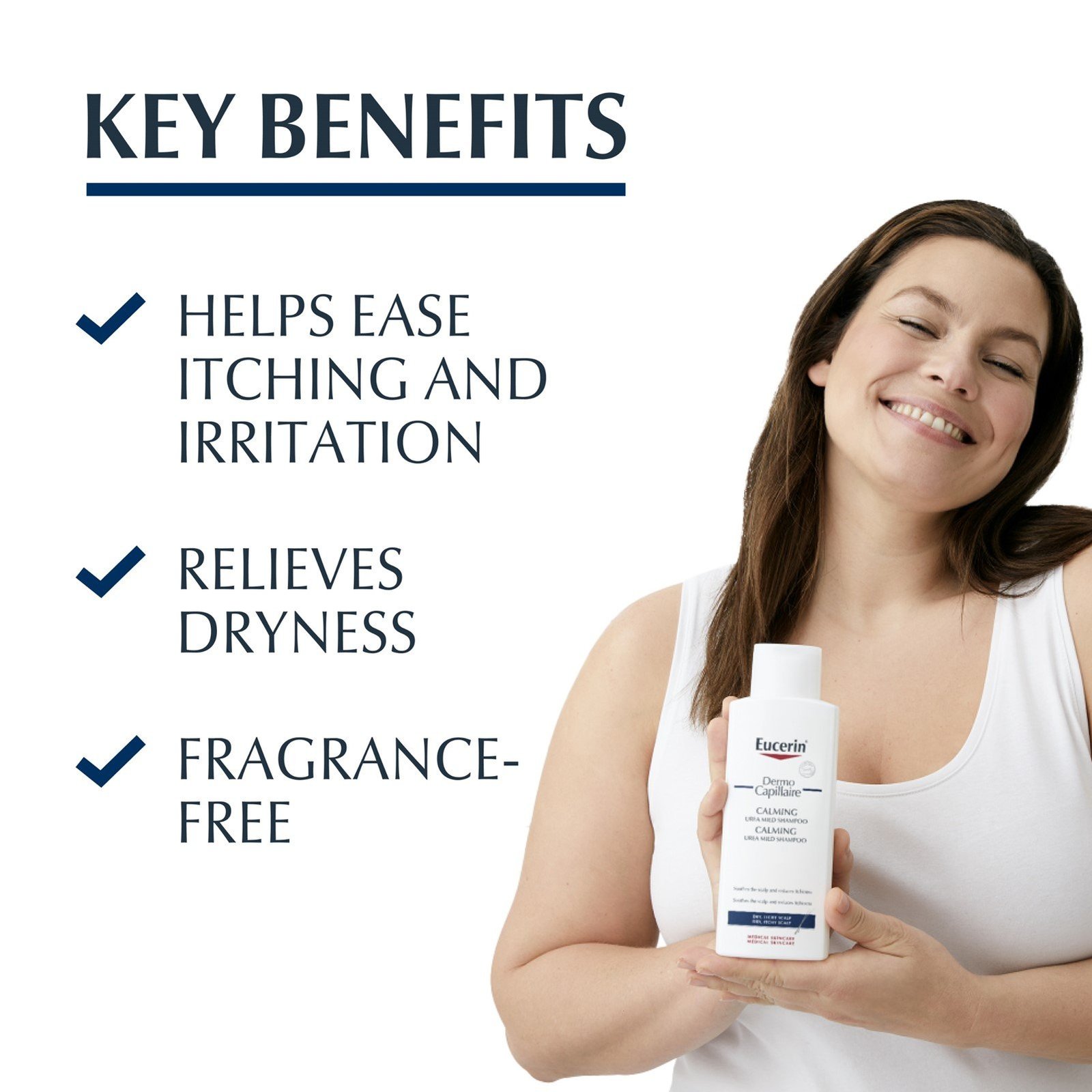 Eucerin DermoCapillaire Calming Urea Shampoo 250ml USA