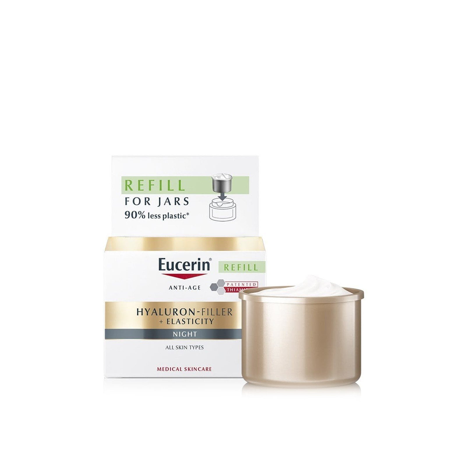 Eucerin Hyaluron-Filler + Elasticity Night Cream Refill 50Ml Colombia