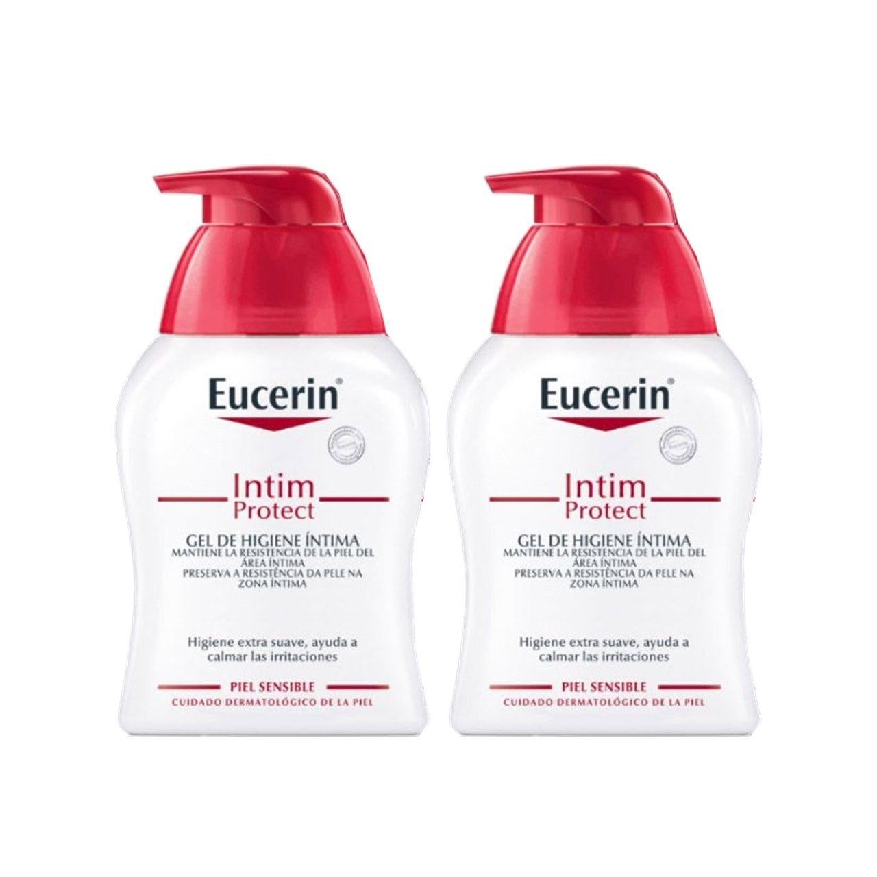 Eucerin Intim-Protect Gentle Cleansing Fluid 250ml x2 (2x8.45floz) USA