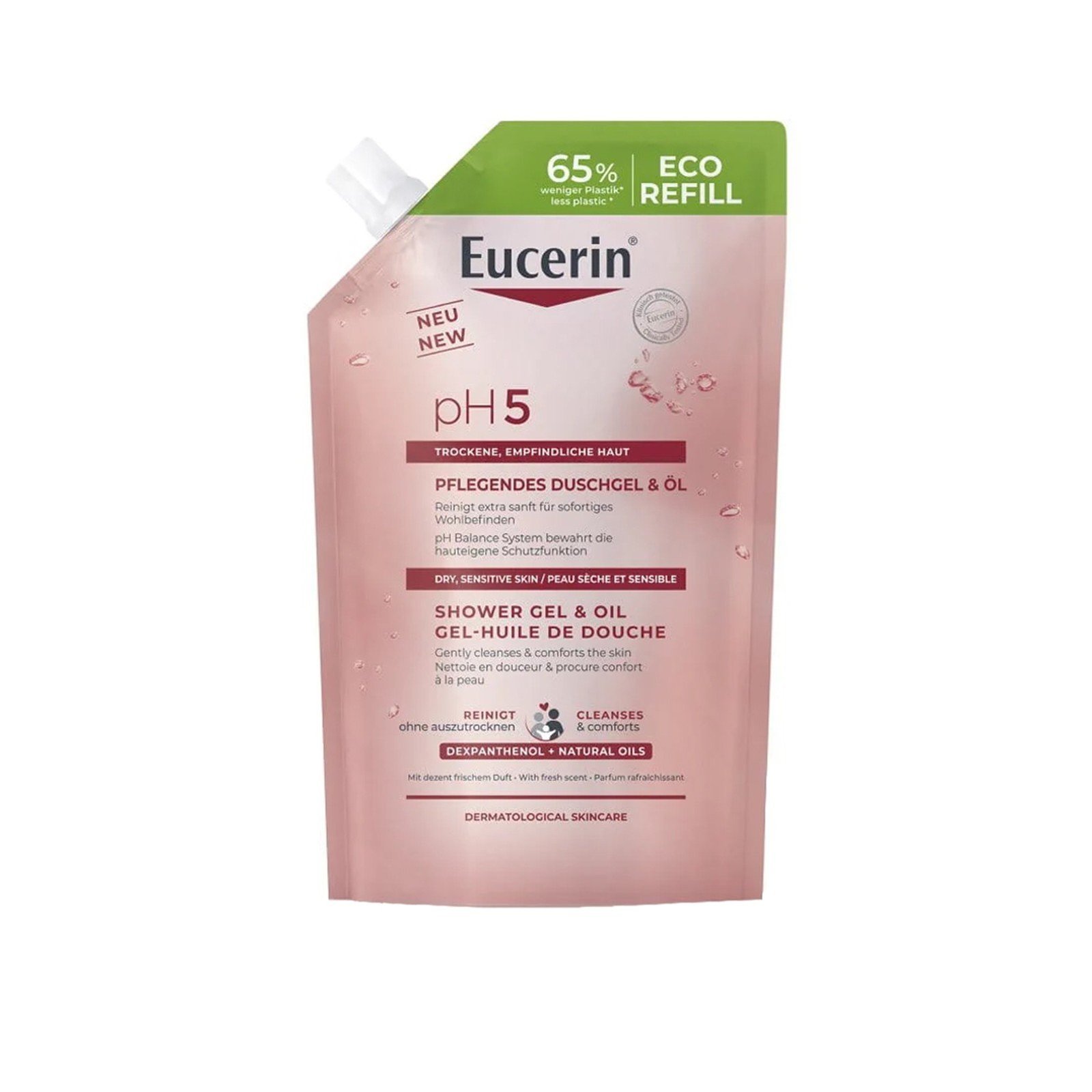 Eucerin pH5 Shower Gel & Oil Refill 400ml Australia